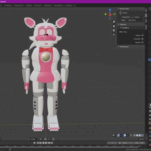 Download free STL file Funtime Foxy Cosplay Pieces • 3D printable ...