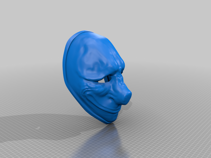 Free STL file Payday 2 Houston Mask 🎭・3D printable object to download・Cults