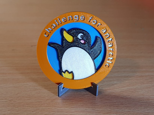 Free STL file Yorimoi Challenge Coin・3D print model to download・Cults