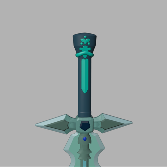 Файл STL Dark Repulser Sword Artwork・3D-печатная модель для загрузки・Cults