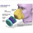 Download free 3D printing files VMO MASK V2 - 3D-PRINTED PROTECTIVE ...
