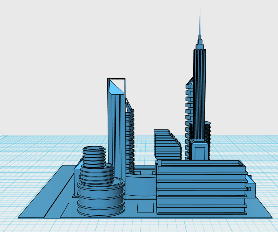 STL file regular city・3D print object to download・Cults