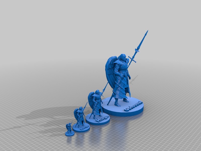 Fichier STL gratuit Comparaison des tailles・Design à télécharger et à ...