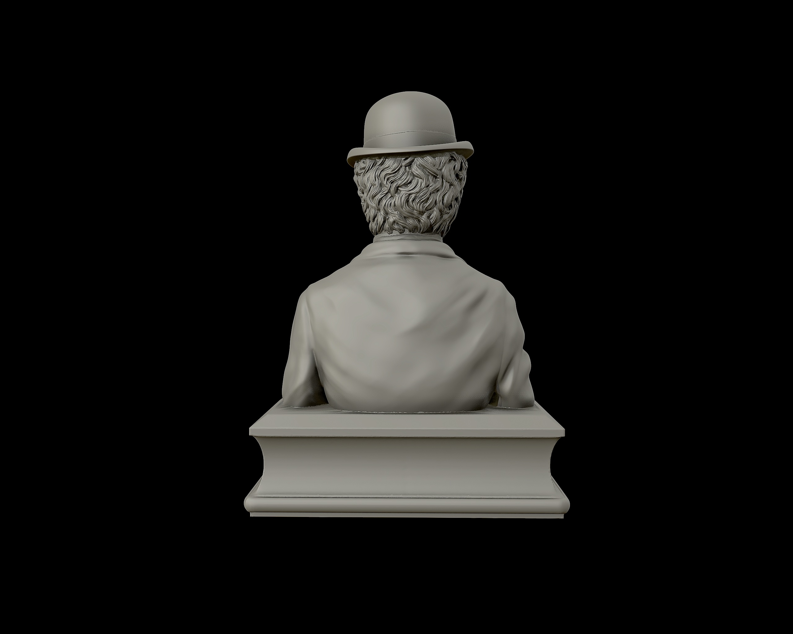 Файл STL Charlie Chaplin 3D print model・Модель для загрузки и 3D печати ...