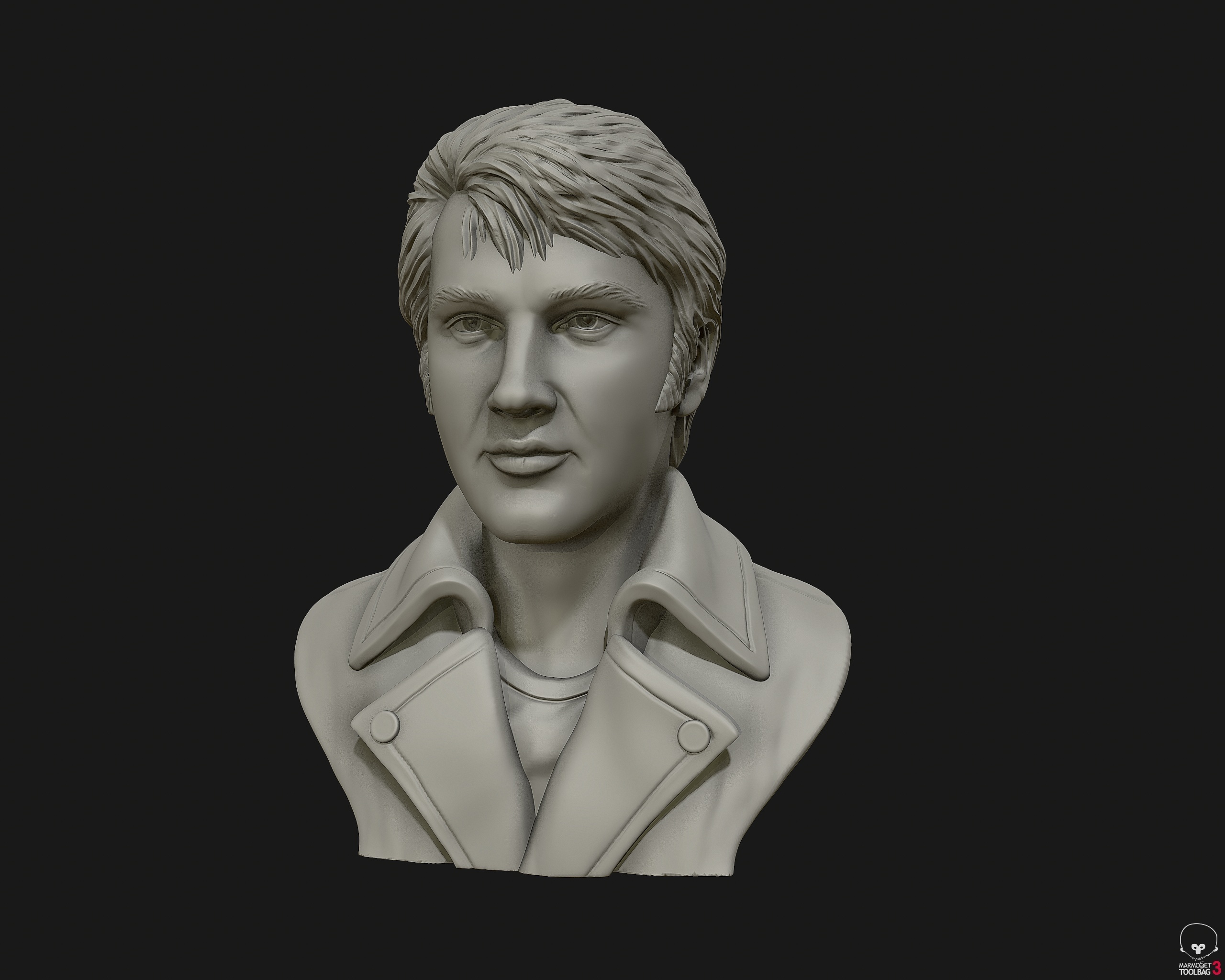 STL-Datei Elvis Presley sculpture Ready to Print 3D print model 🗿 ...