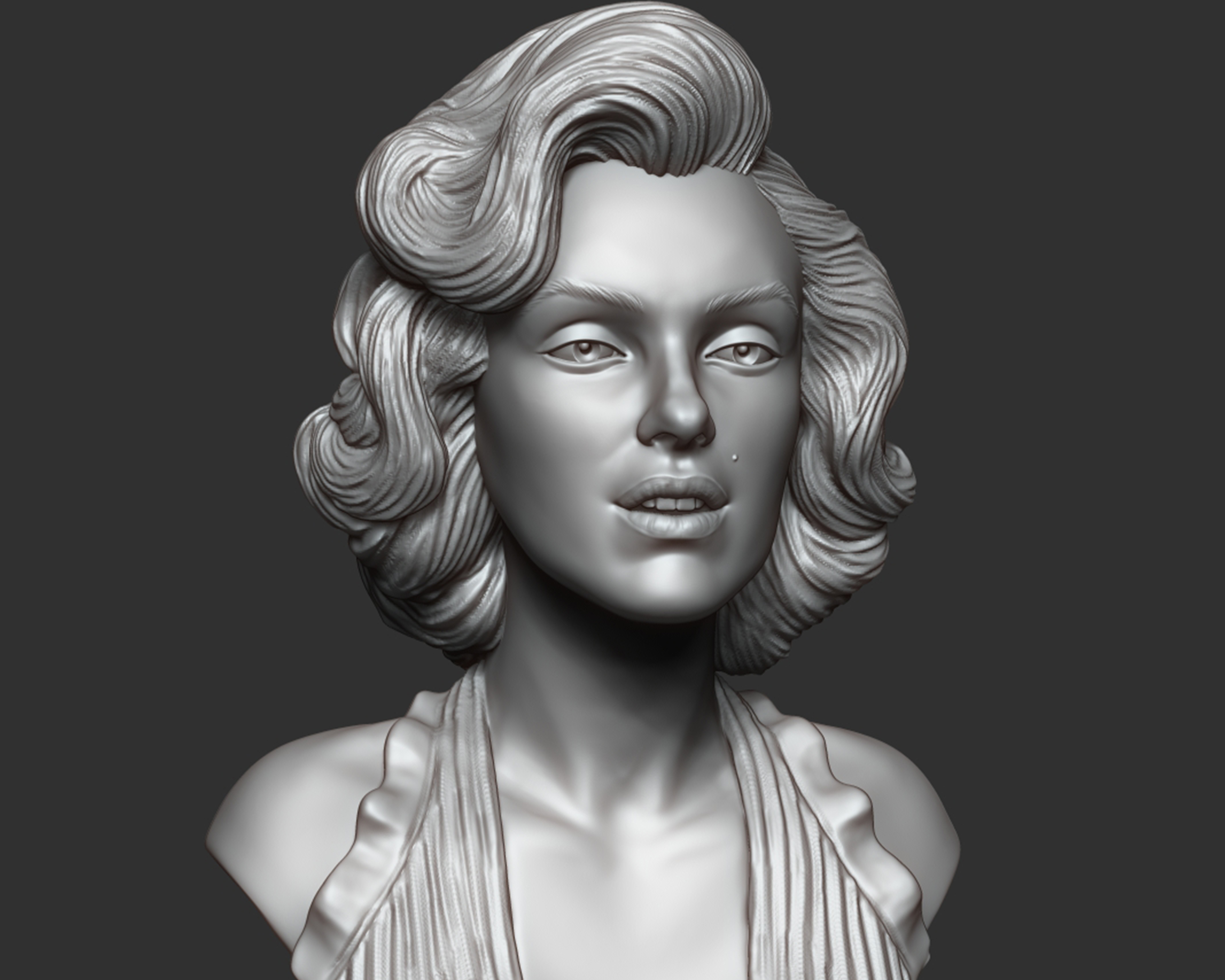STL file Marilyn Monroe 3D print model 🗿・3D printing idea to download・Cults