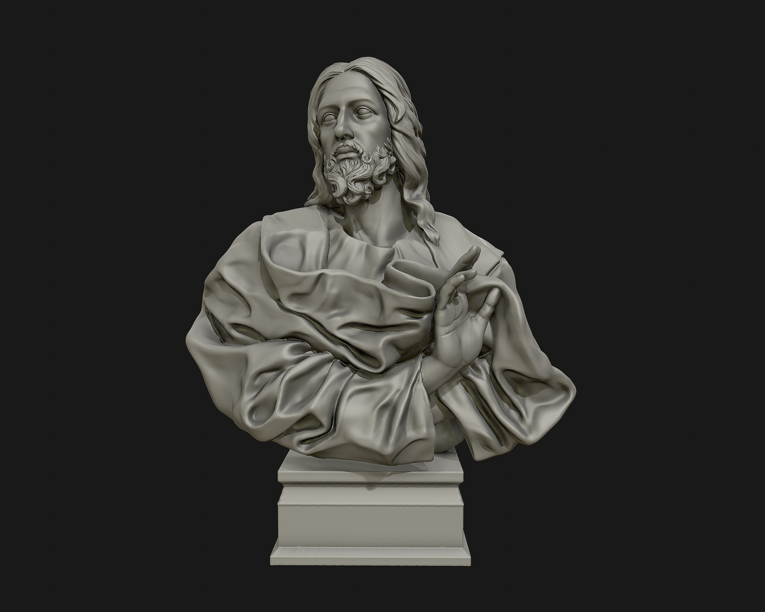 STL file Jesus Christ Sculpture ready to 3D print・3D printing design to ...