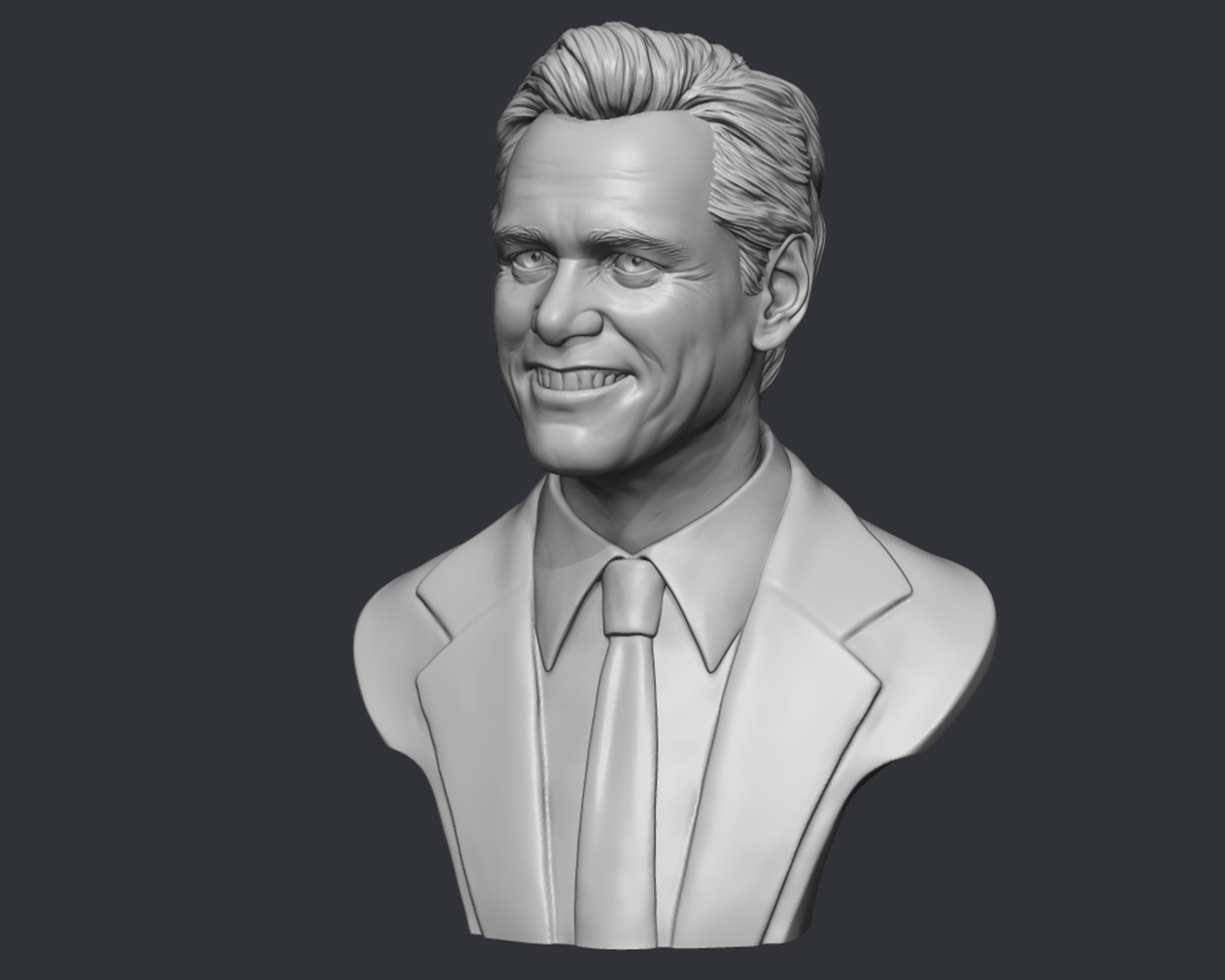 STL file Jim Carrey bust sculpture 3D print model 👤・3D printing ...