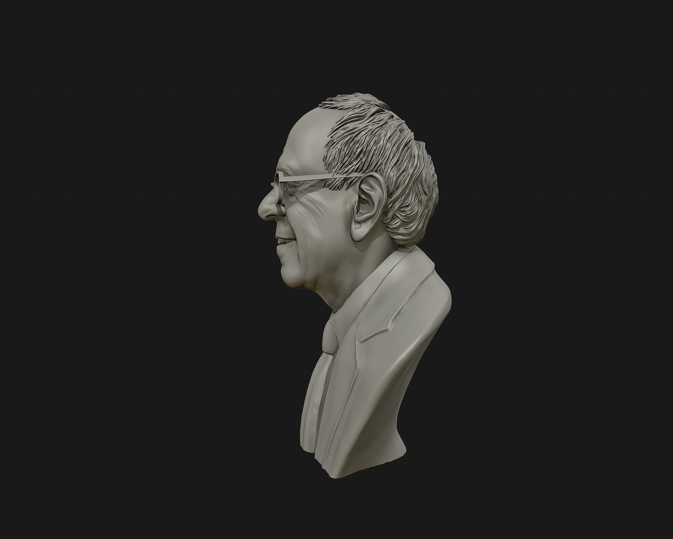 STL file Bernie Sanders 3D sculpture Ready to 3D print 3D print model 🗿 ...