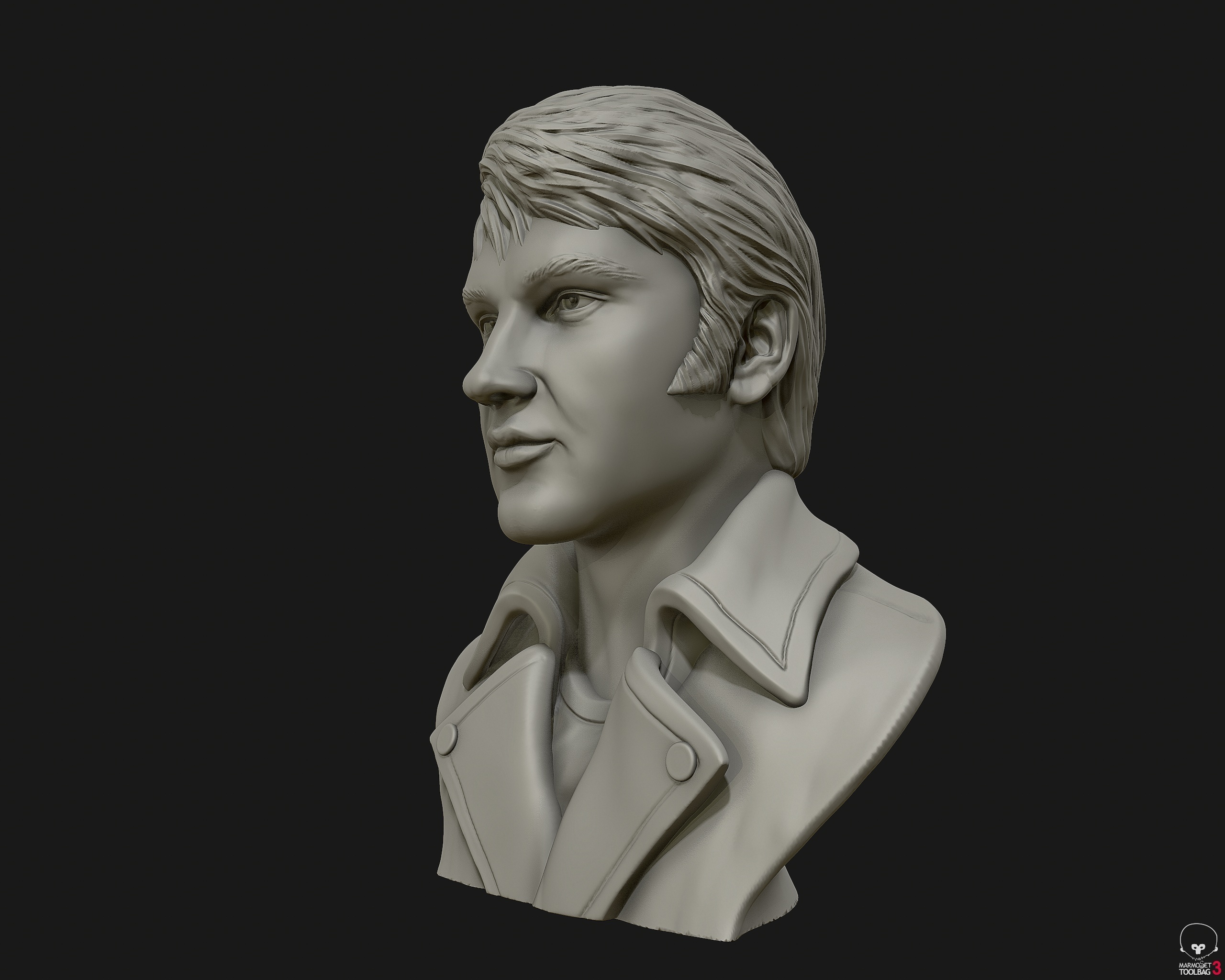 STL-Datei Elvis Presley sculpture Ready to Print 3D print model 🗿 ...