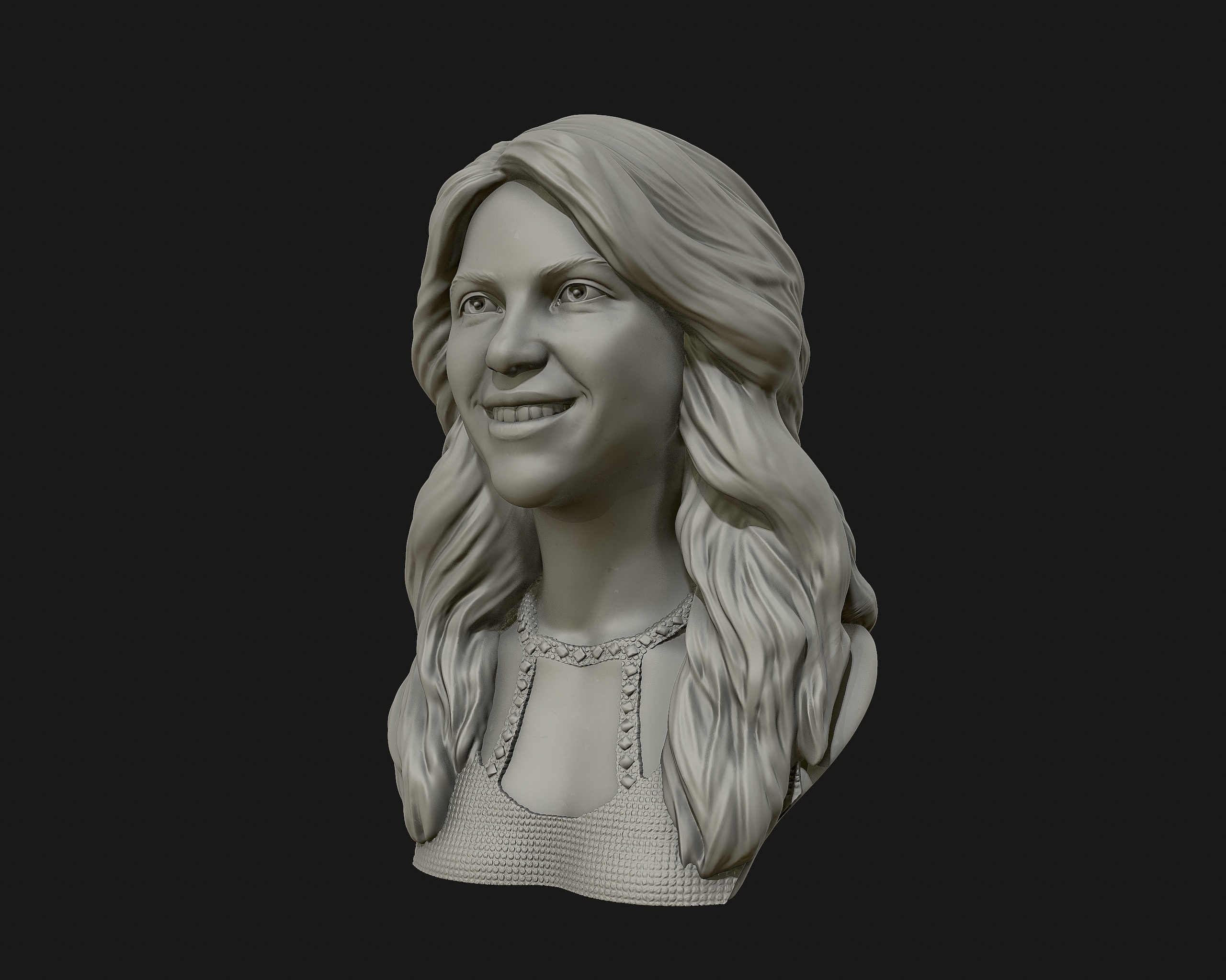 STL file Shakira 3d model sculpture 🗿・3D print design to download・Cults