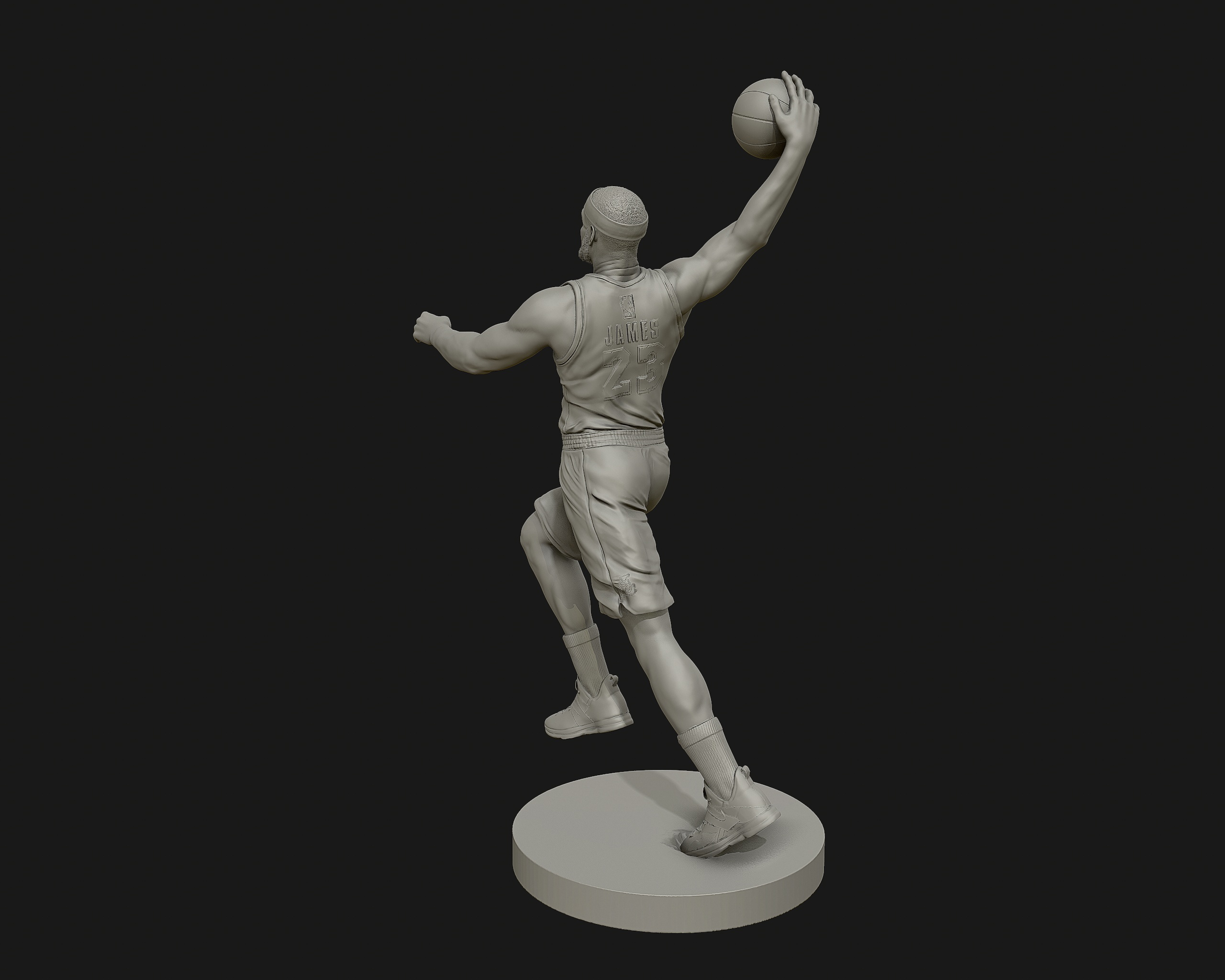 STL file LeBron James 3D Dunk Model for 3D printing・3D printer design ...