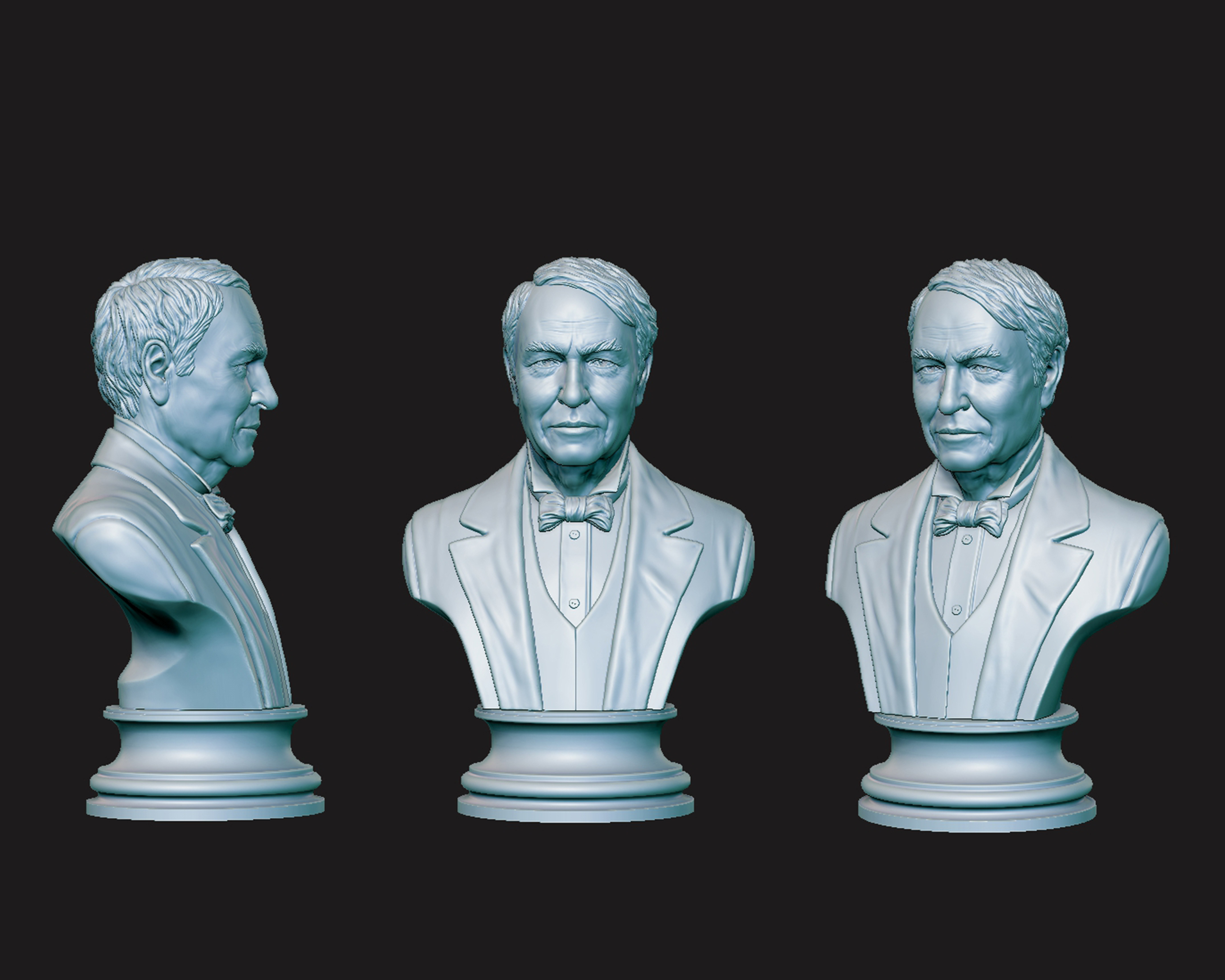 STL file Thomas Edison 3D print model 🗿・3D printer model to download・Cults