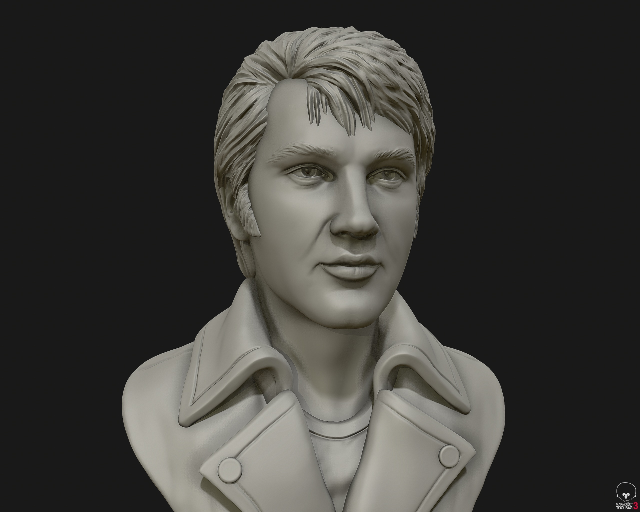 STL-Datei Elvis Presley sculpture Ready to Print 3D print model 🗿 ...