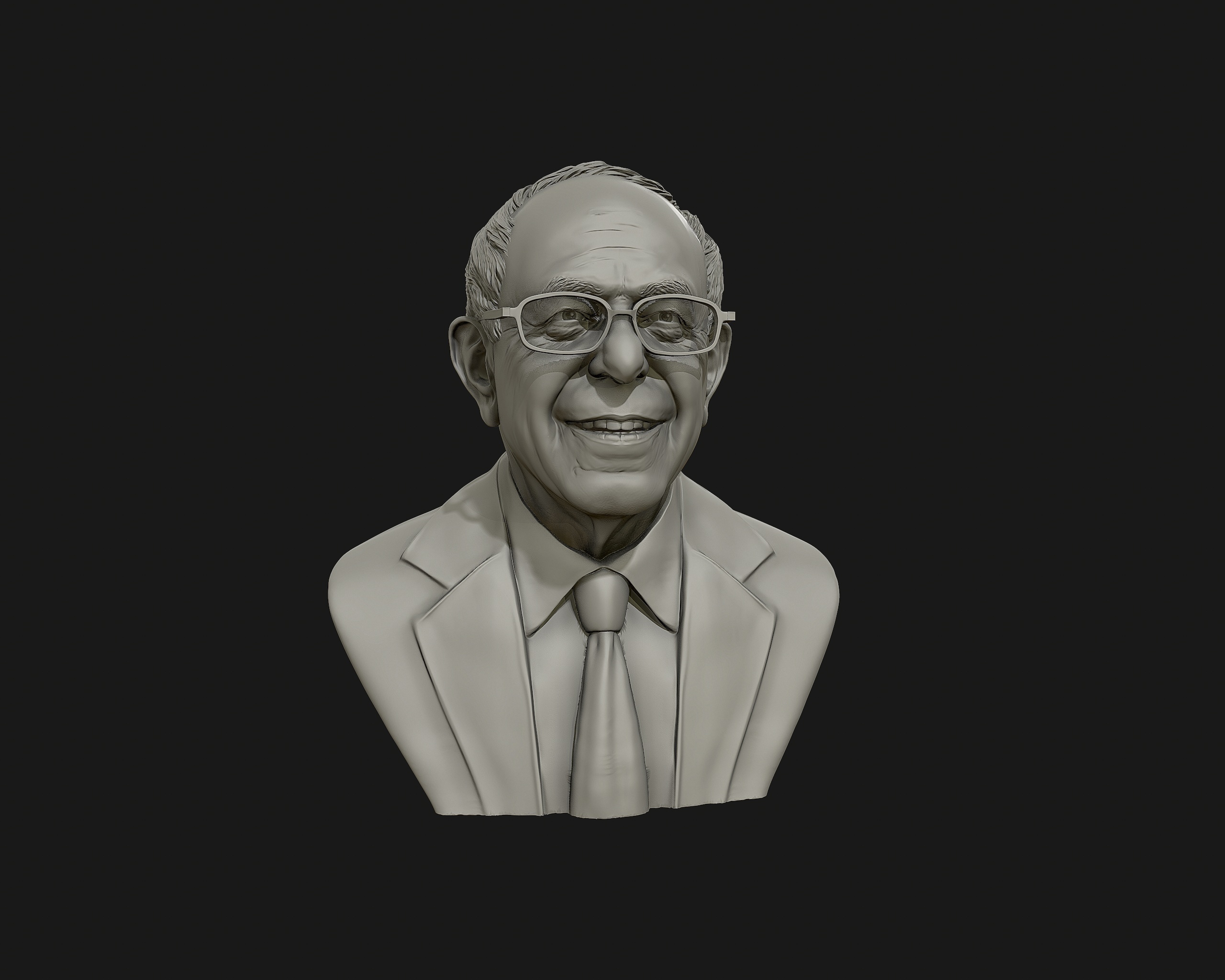 STL file Bernie Sanders 3D sculpture Ready to 3D print 3D print model 🗿 ...