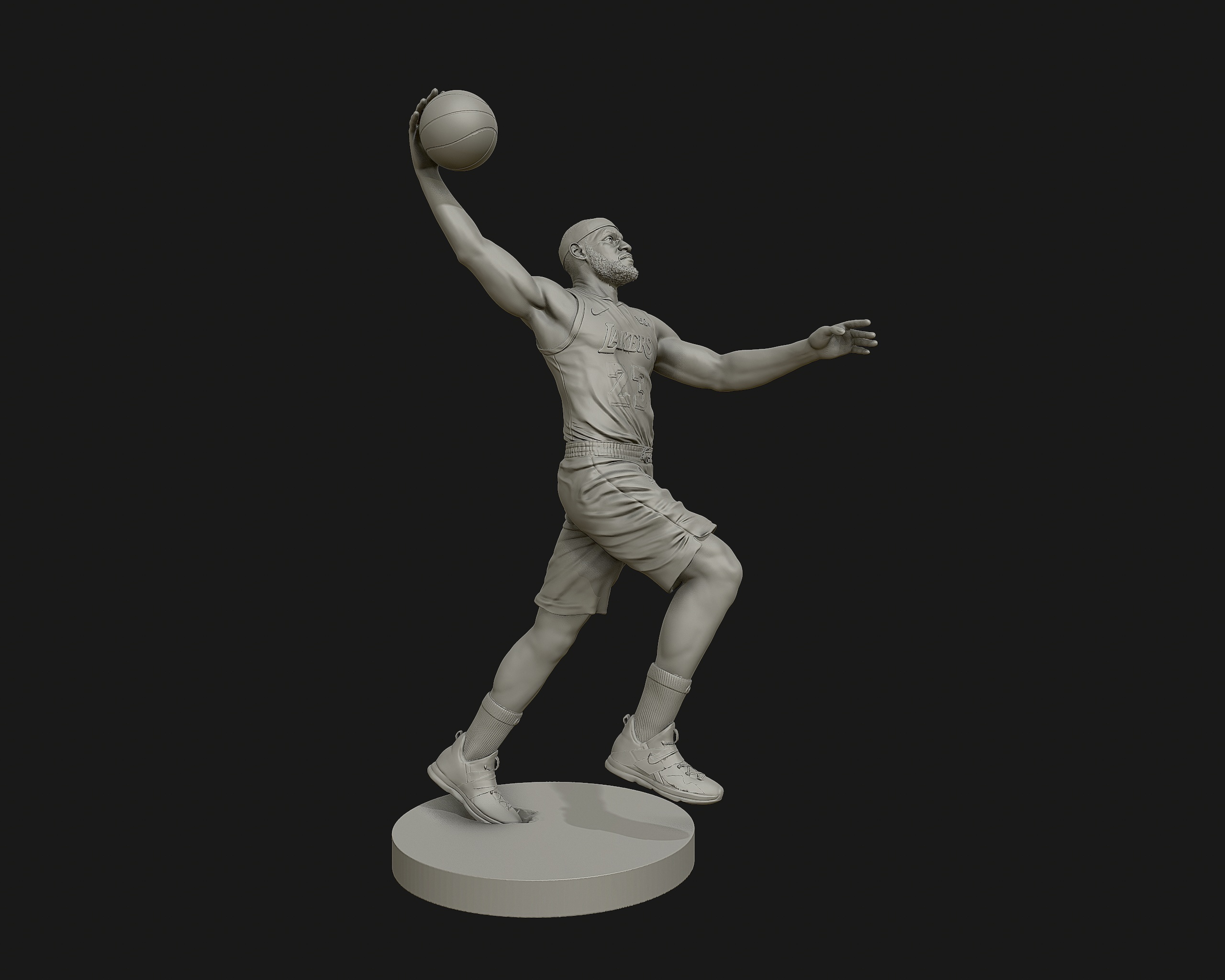 STL file LeBron James 3D Dunk Model for 3D printing・3D printer design ...