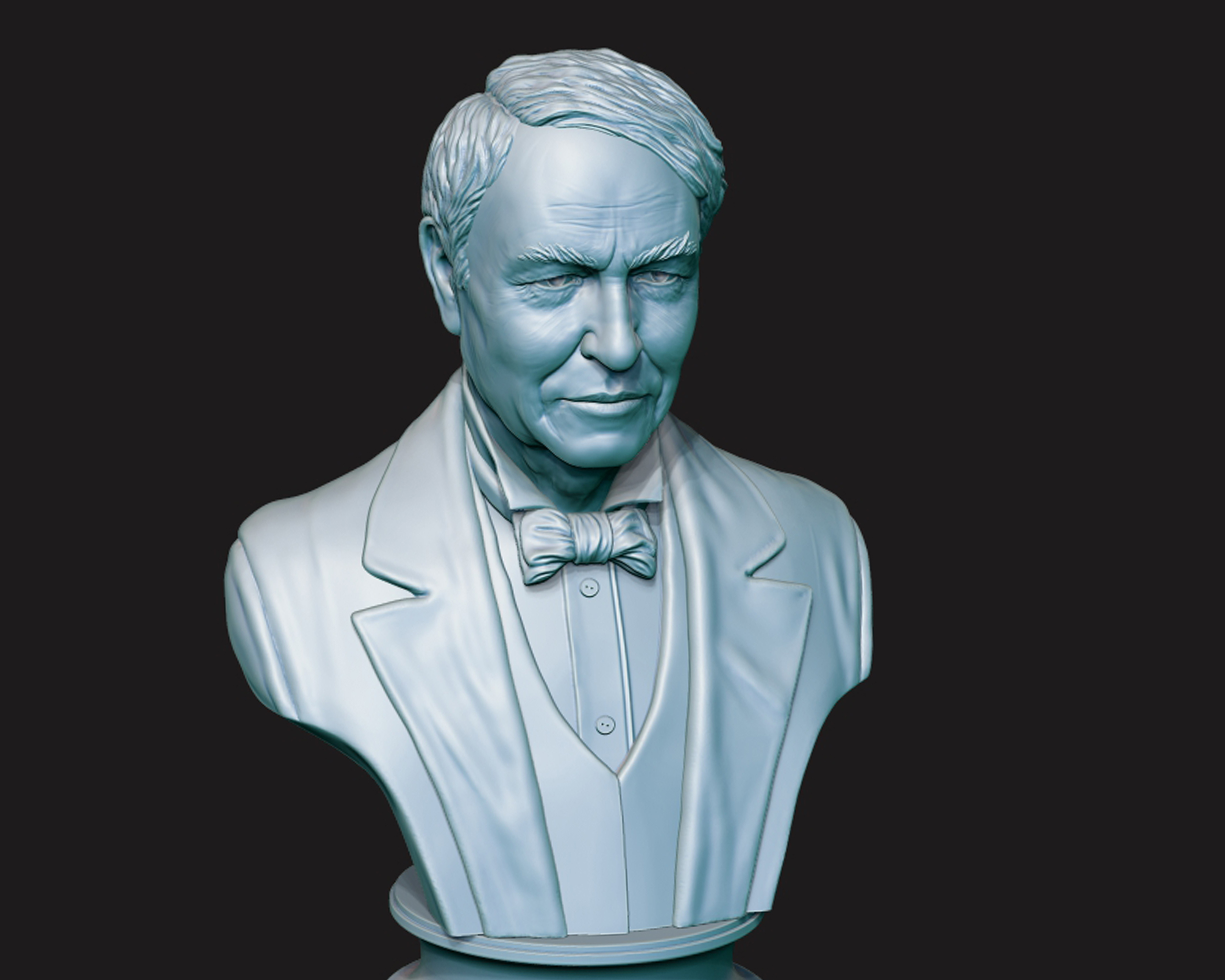 STL file Thomas Edison 3D print model 🗿・3D printer model to download・Cults