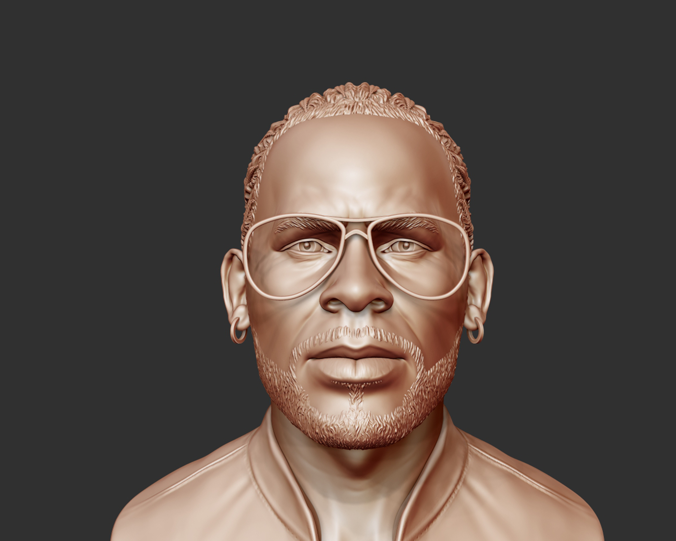STL file R Kelly portrait sculpture 🗿・Model to download and 3D print・Cults