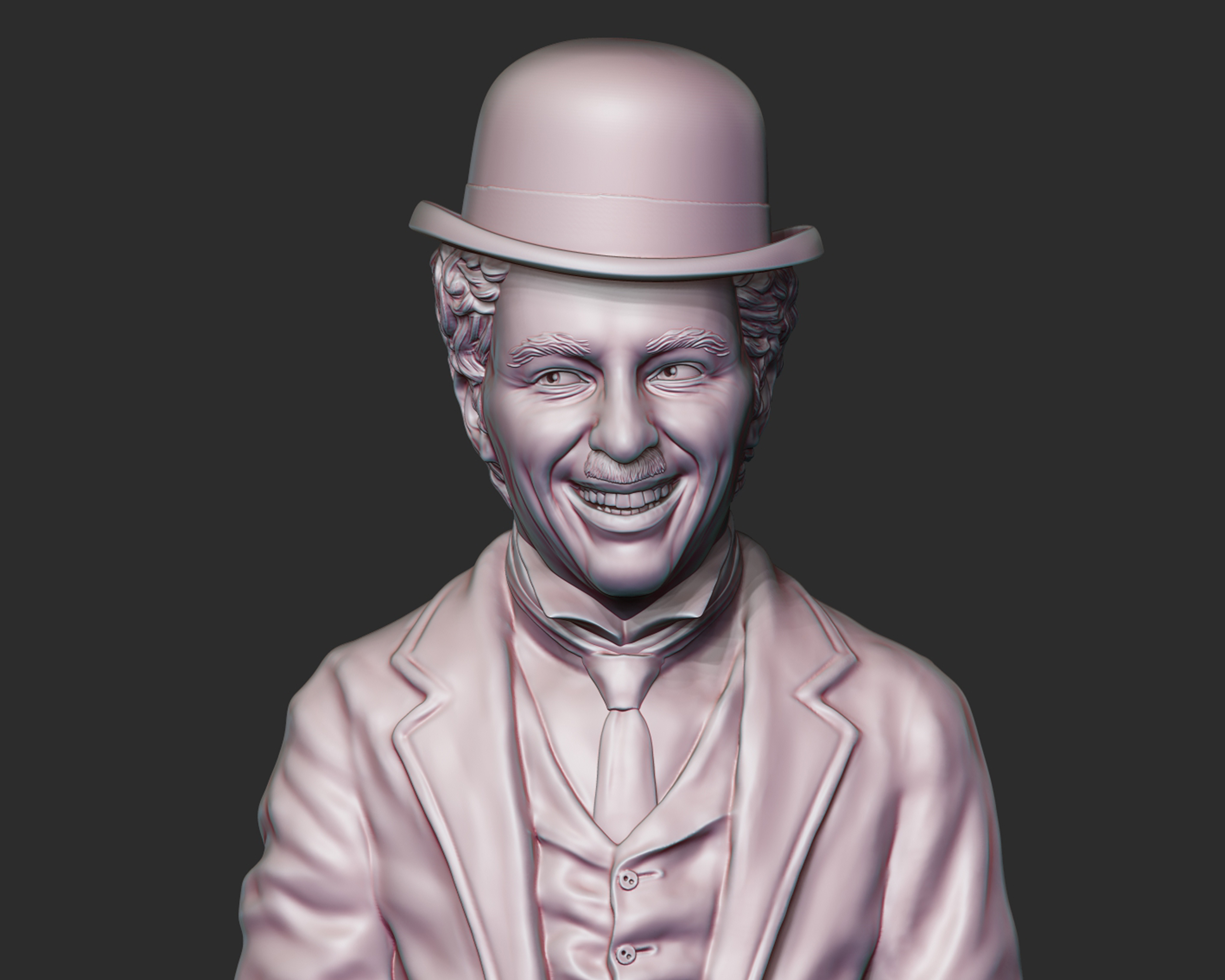 Файл STL Charlie Chaplin 3D print model・Модель для загрузки и 3D печати ...