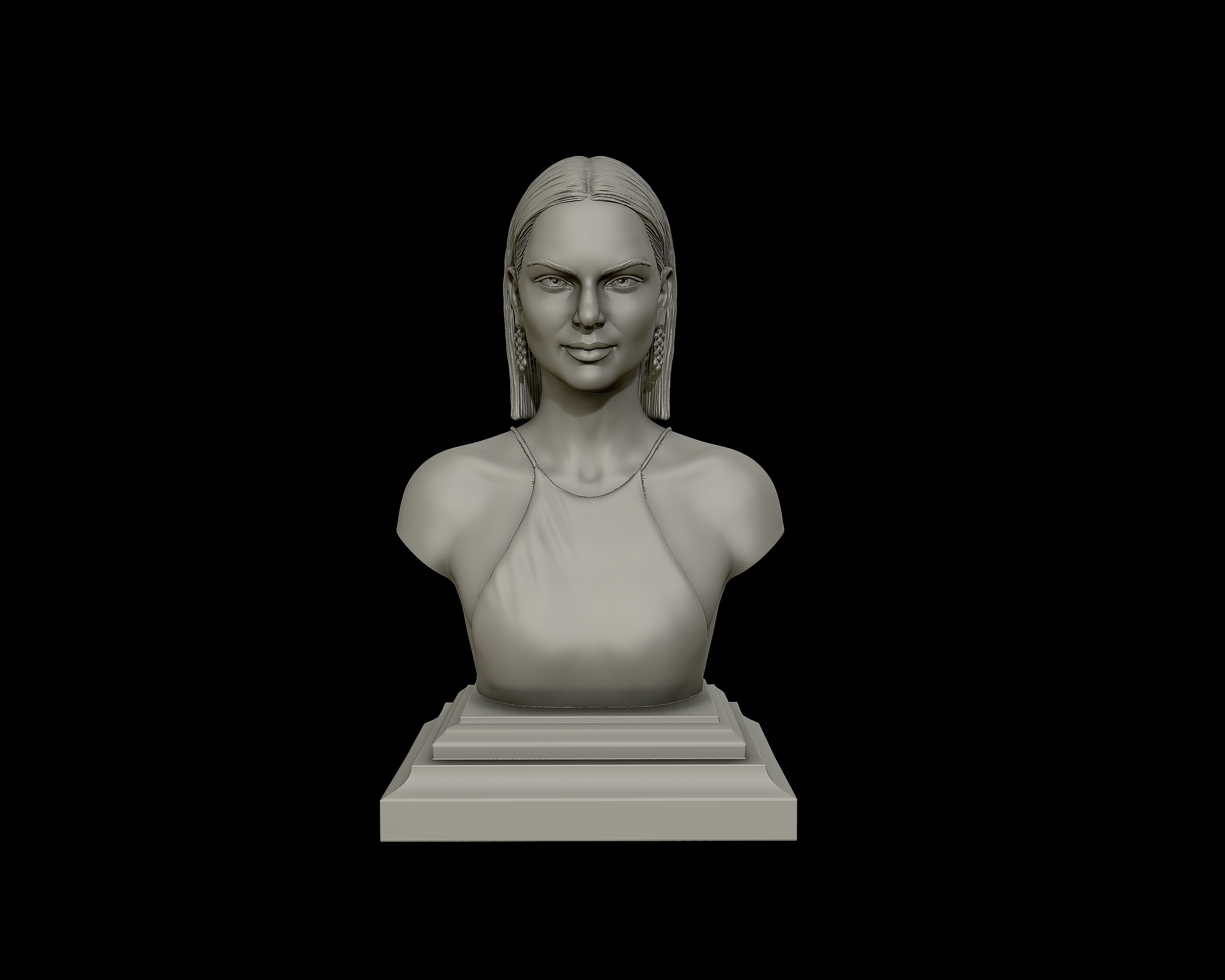 Файл STL Kendall Jenner 3D print model 🎨・Шаблон для 3D-печати для ...