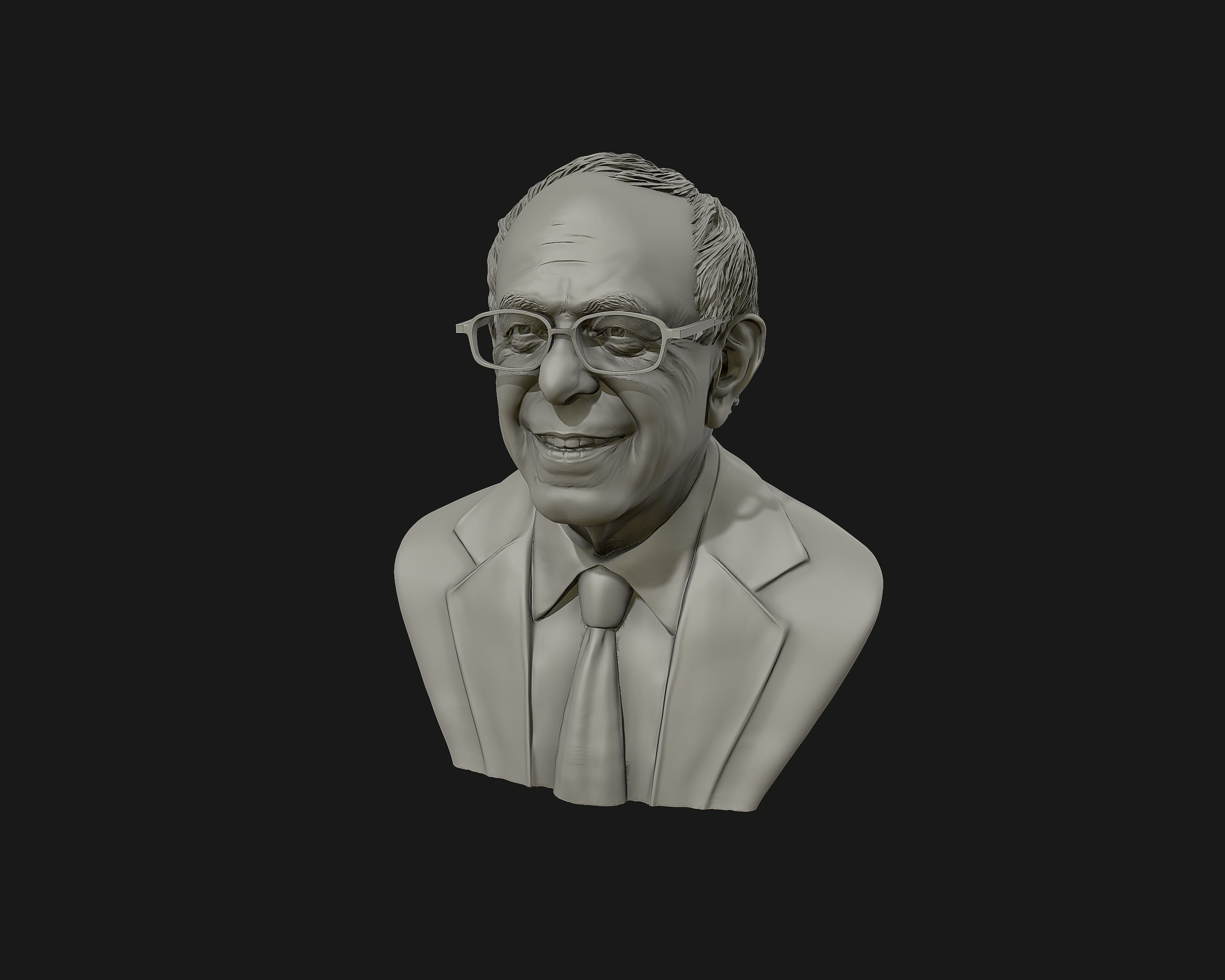 STL file Bernie Sanders 3D sculpture Ready to 3D print 3D print model 🗿 ...