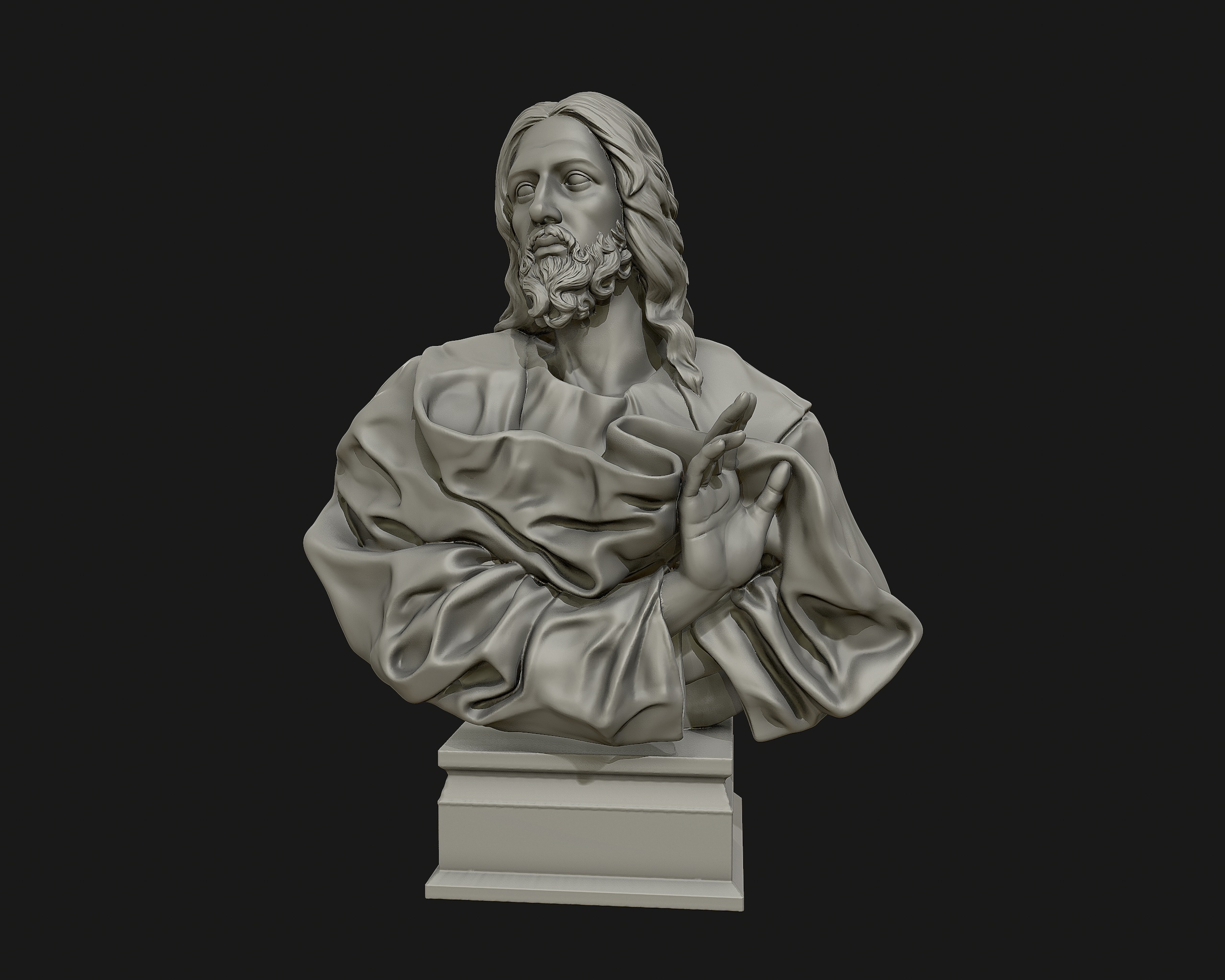 STL file Jesus Christ Sculpture ready to 3D print・3D printing design to ...
