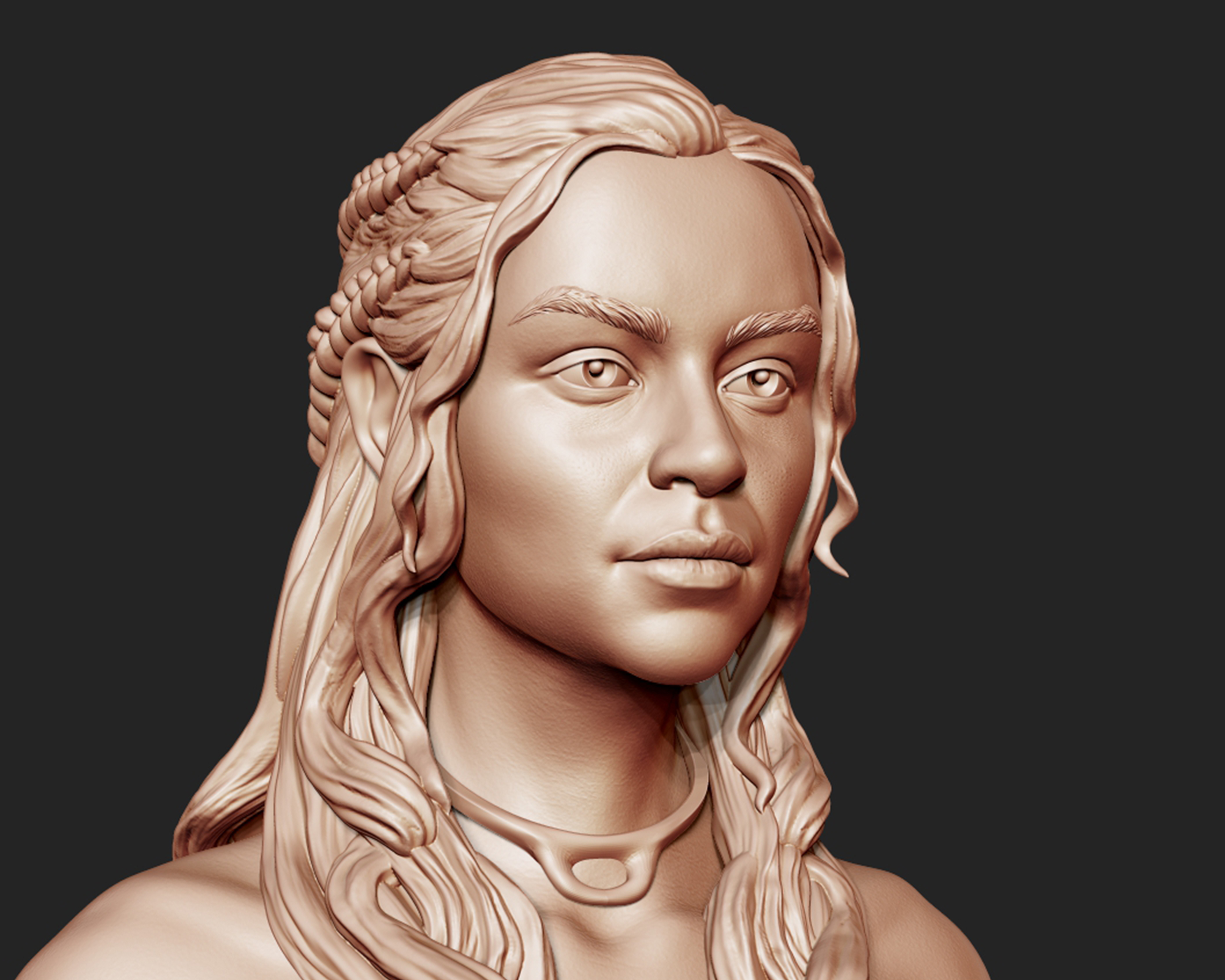 STL file Emilia Clarke 3D print model 🗿・3D print model to download・Cults