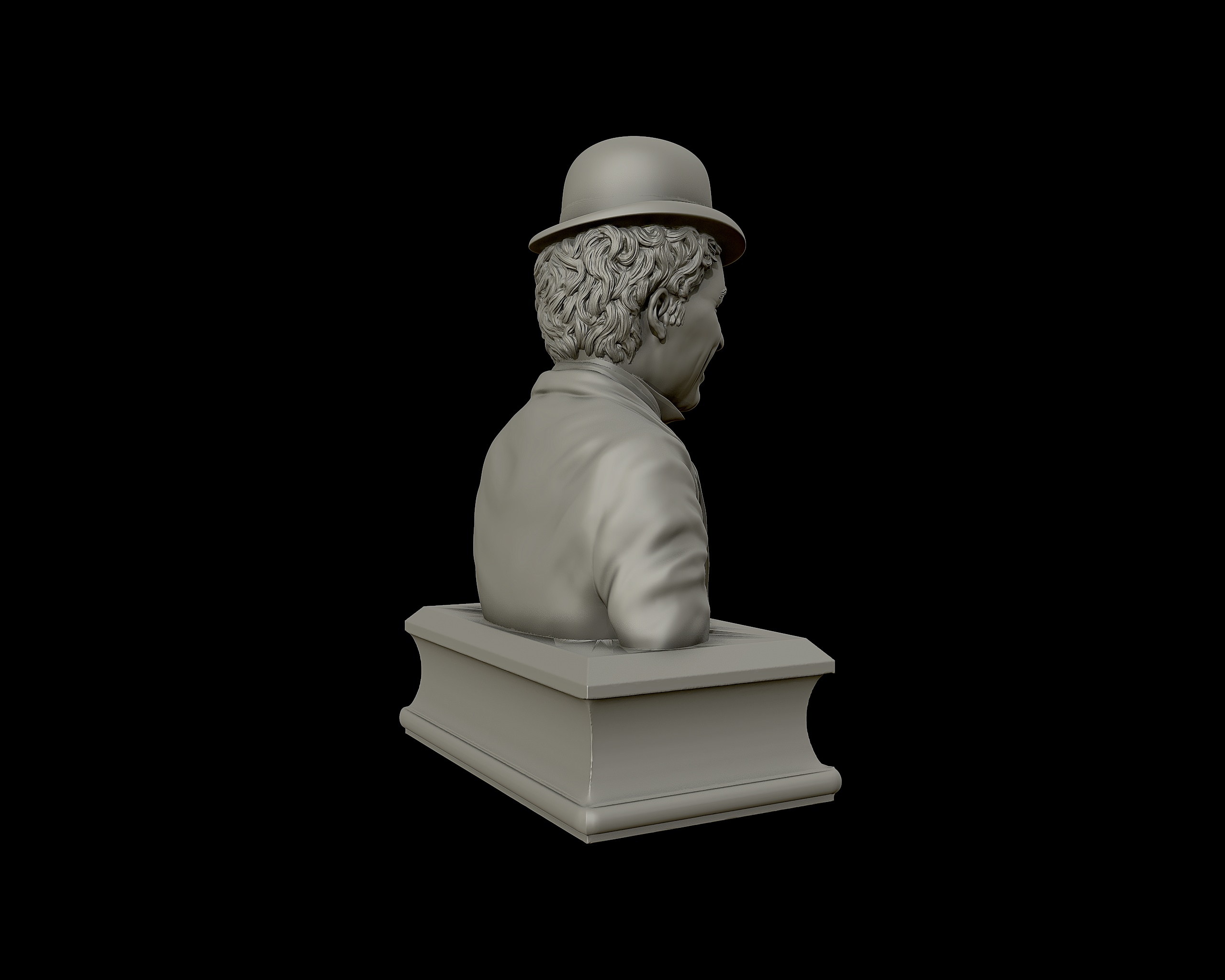 Файл STL Charlie Chaplin 3D print model・Модель для загрузки и 3D печати ...