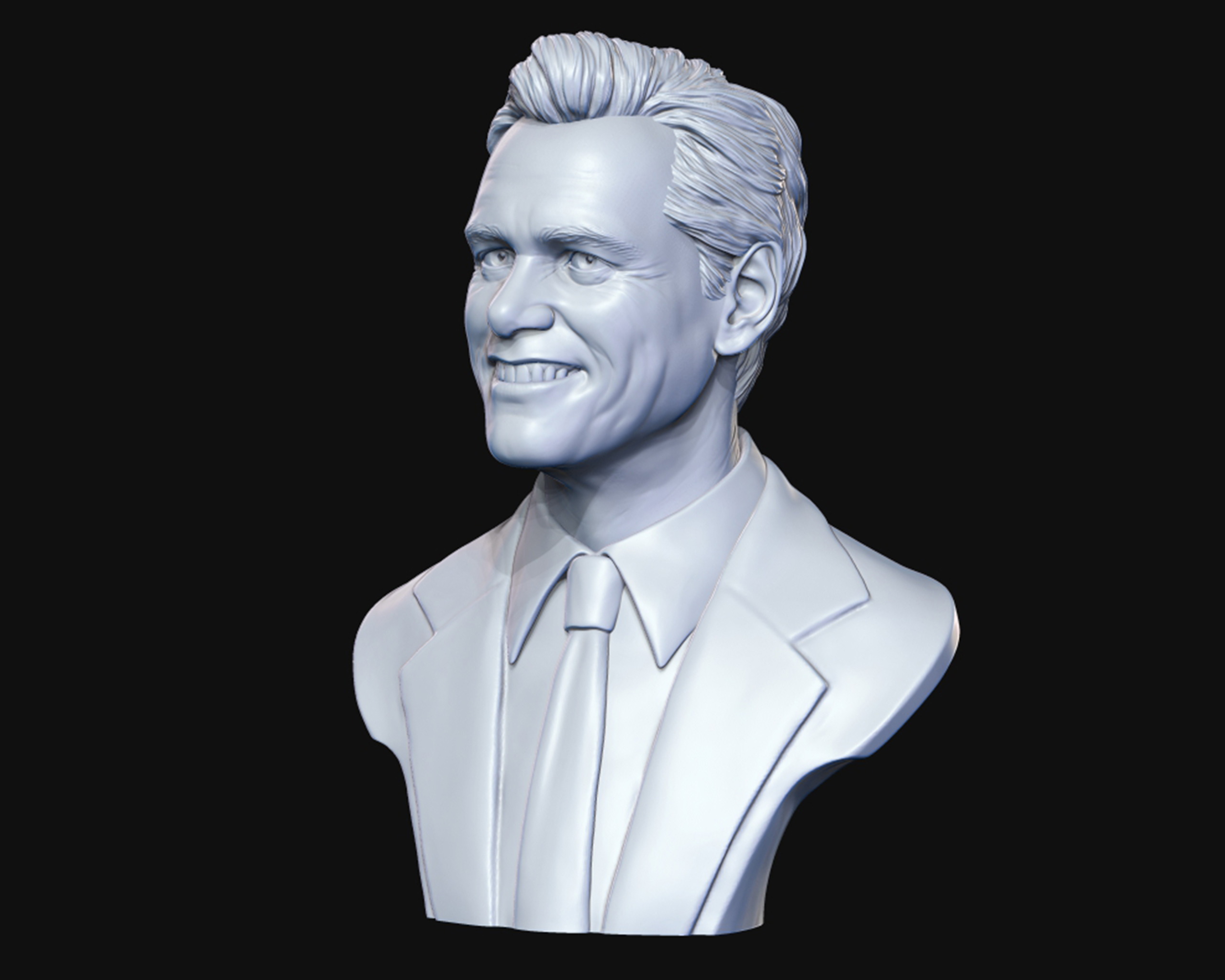 STL file Jim Carrey bust sculpture 3D print model 👤・3D printing ...