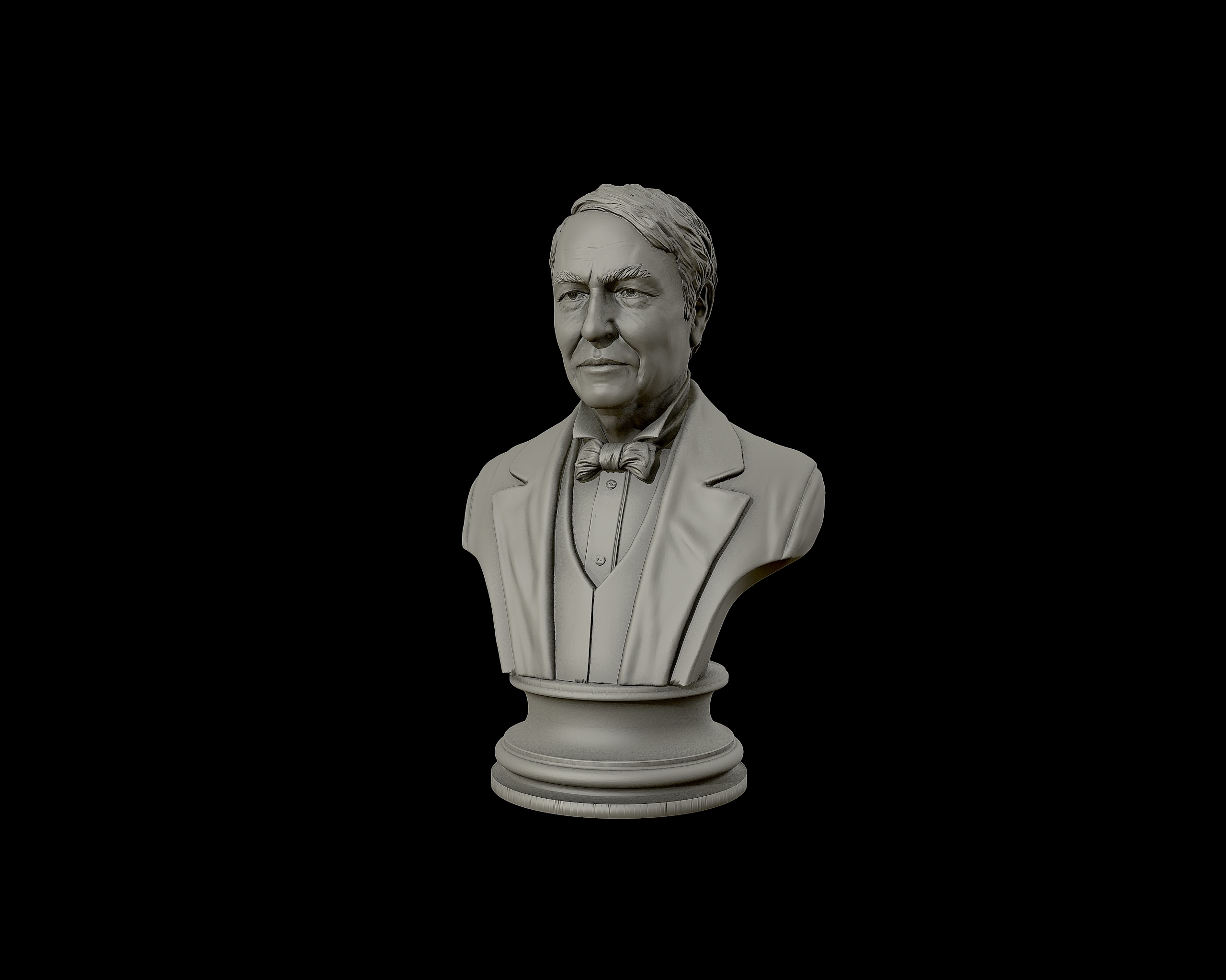 STL file Thomas Edison 3D print model 🗿・3D printer model to download・Cults