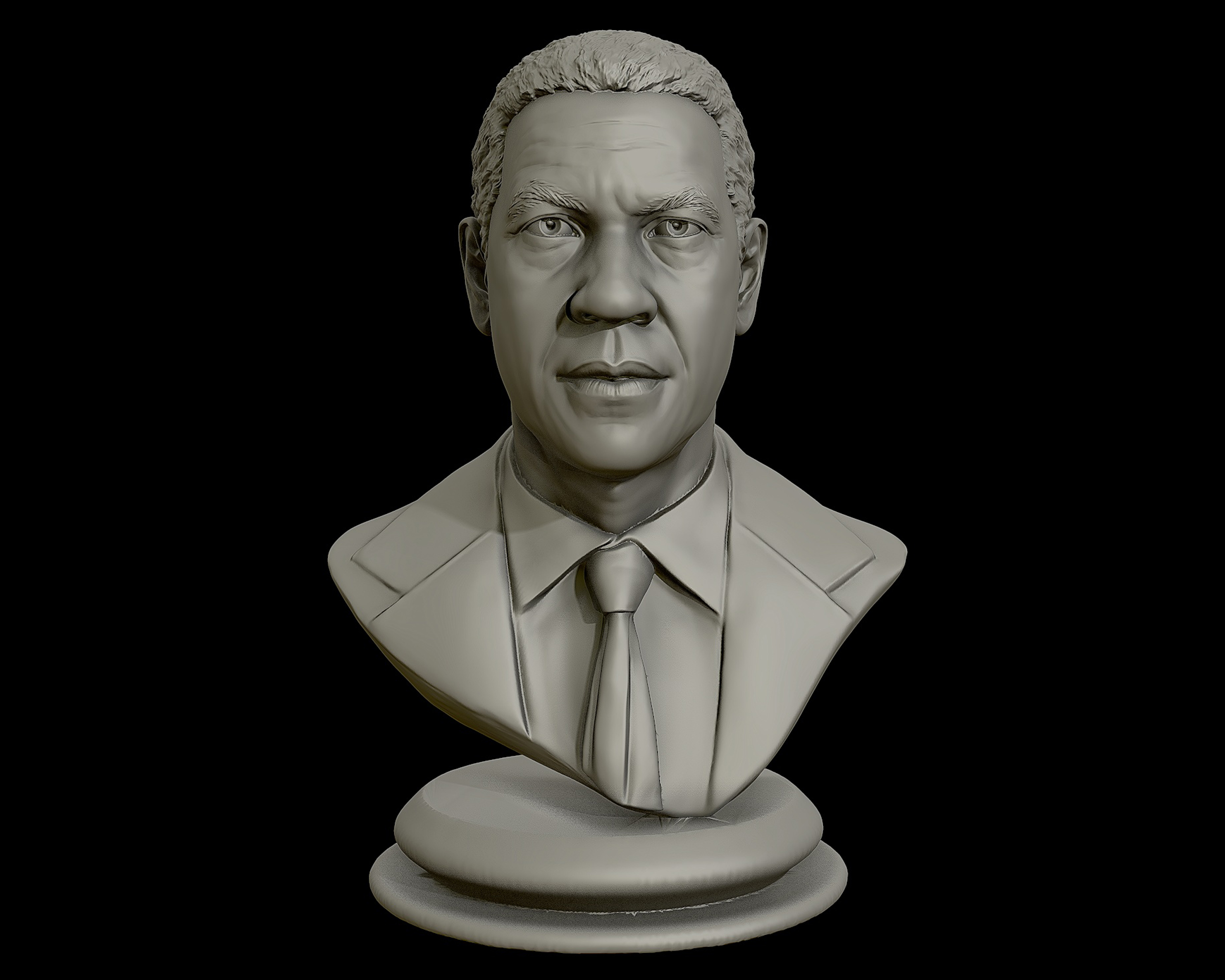 Denzel Washington Hand Print