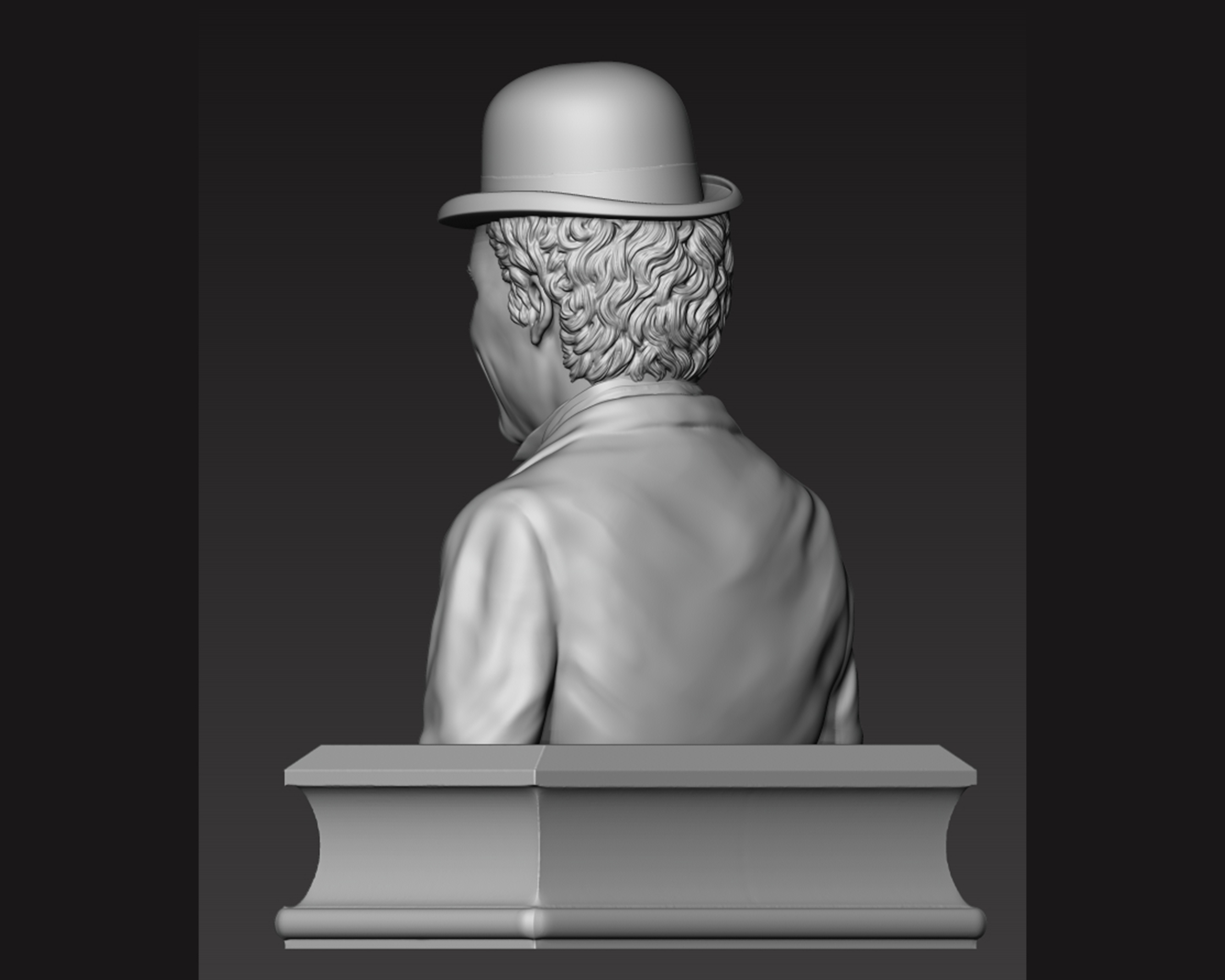 Файл STL Charlie Chaplin 3D print model・Модель для загрузки и 3D печати ...