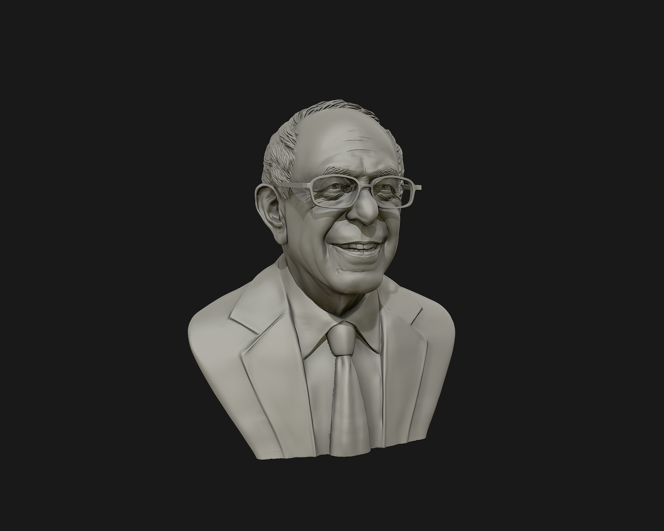 STL file Bernie Sanders 3D sculpture Ready to 3D print 3D print model 🗿 ...
