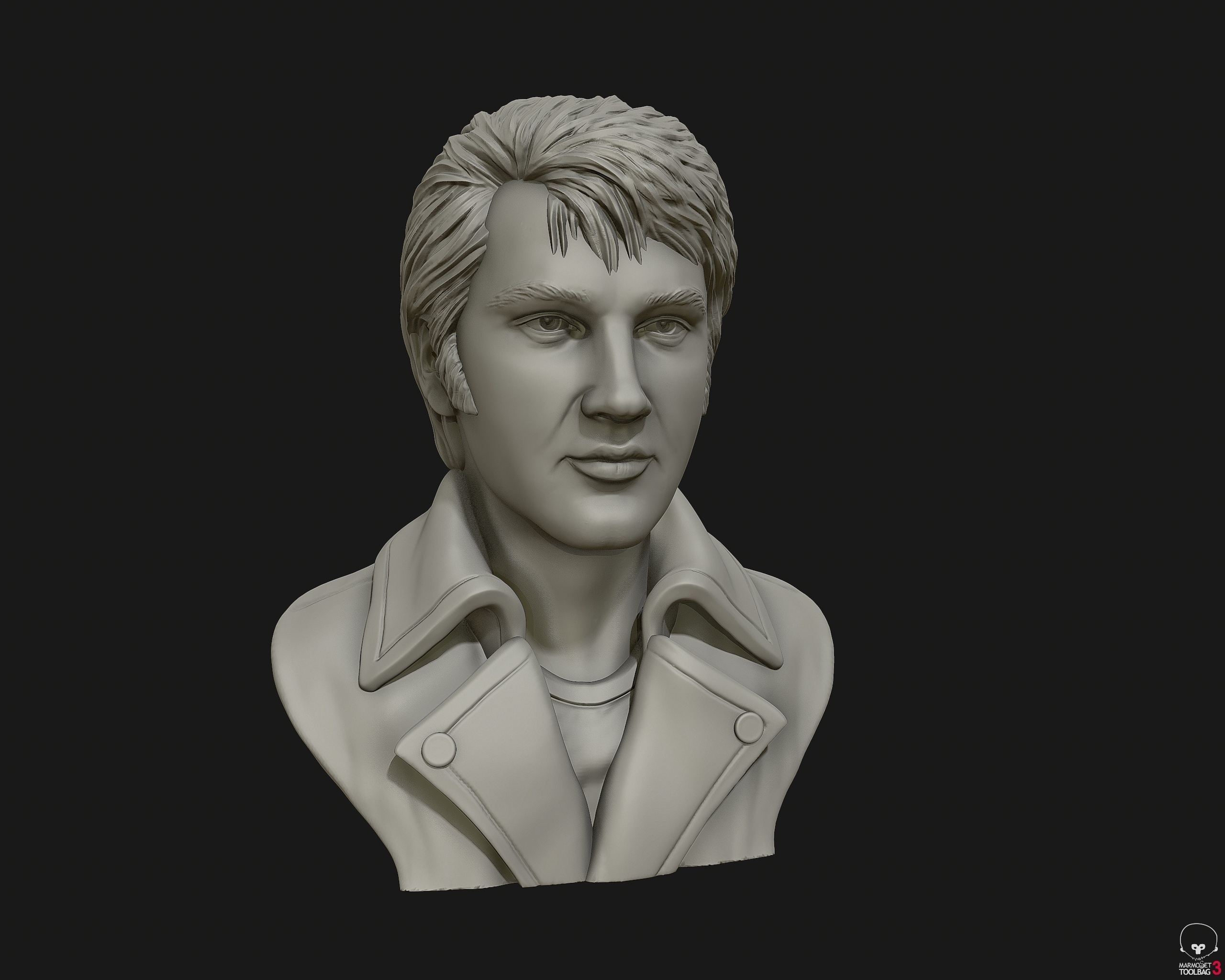 STL-Datei Elvis Presley sculpture Ready to Print 3D print model 🗿 ...