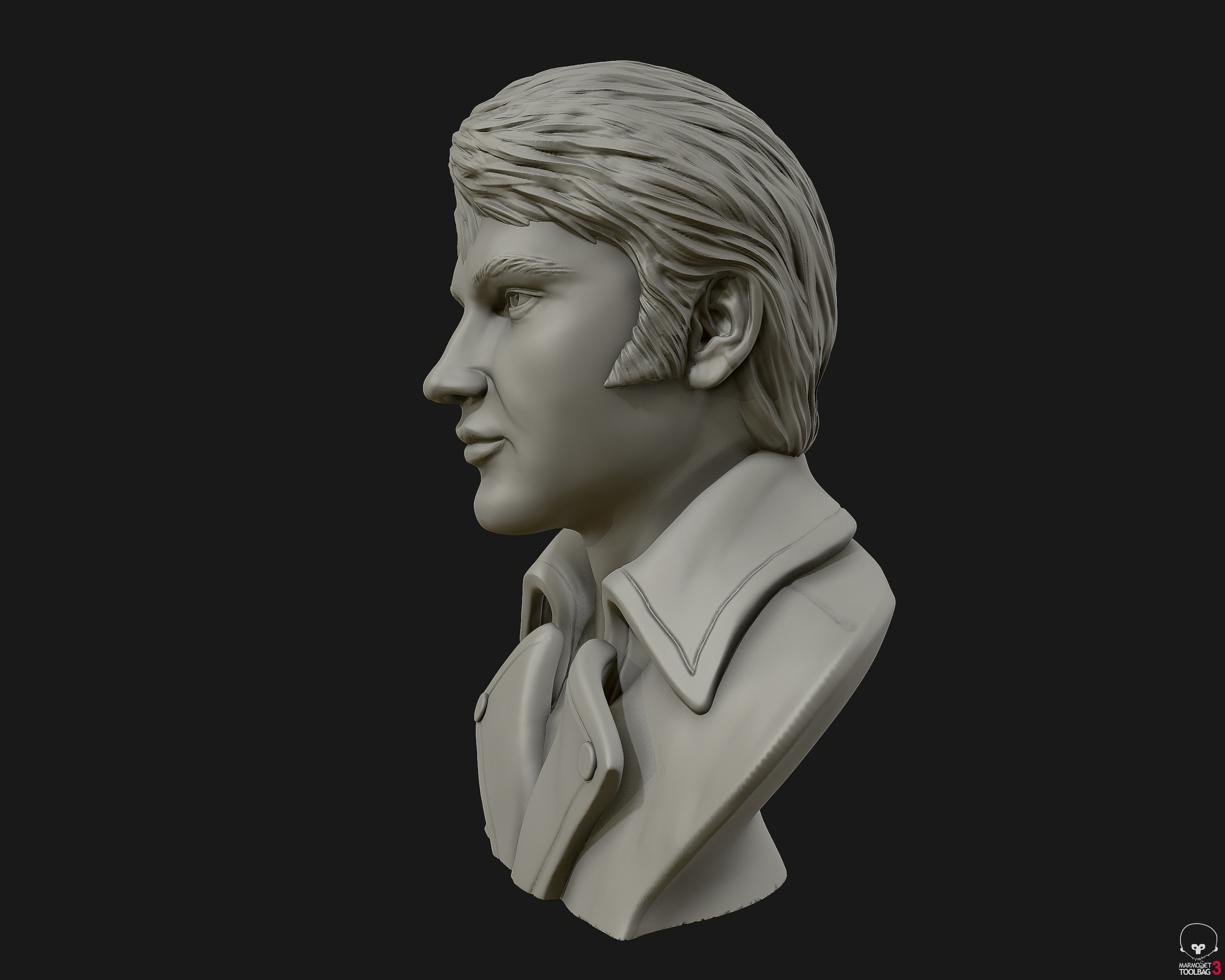 STL-Datei Elvis Presley sculpture Ready to Print 3D print model 🗿 ...