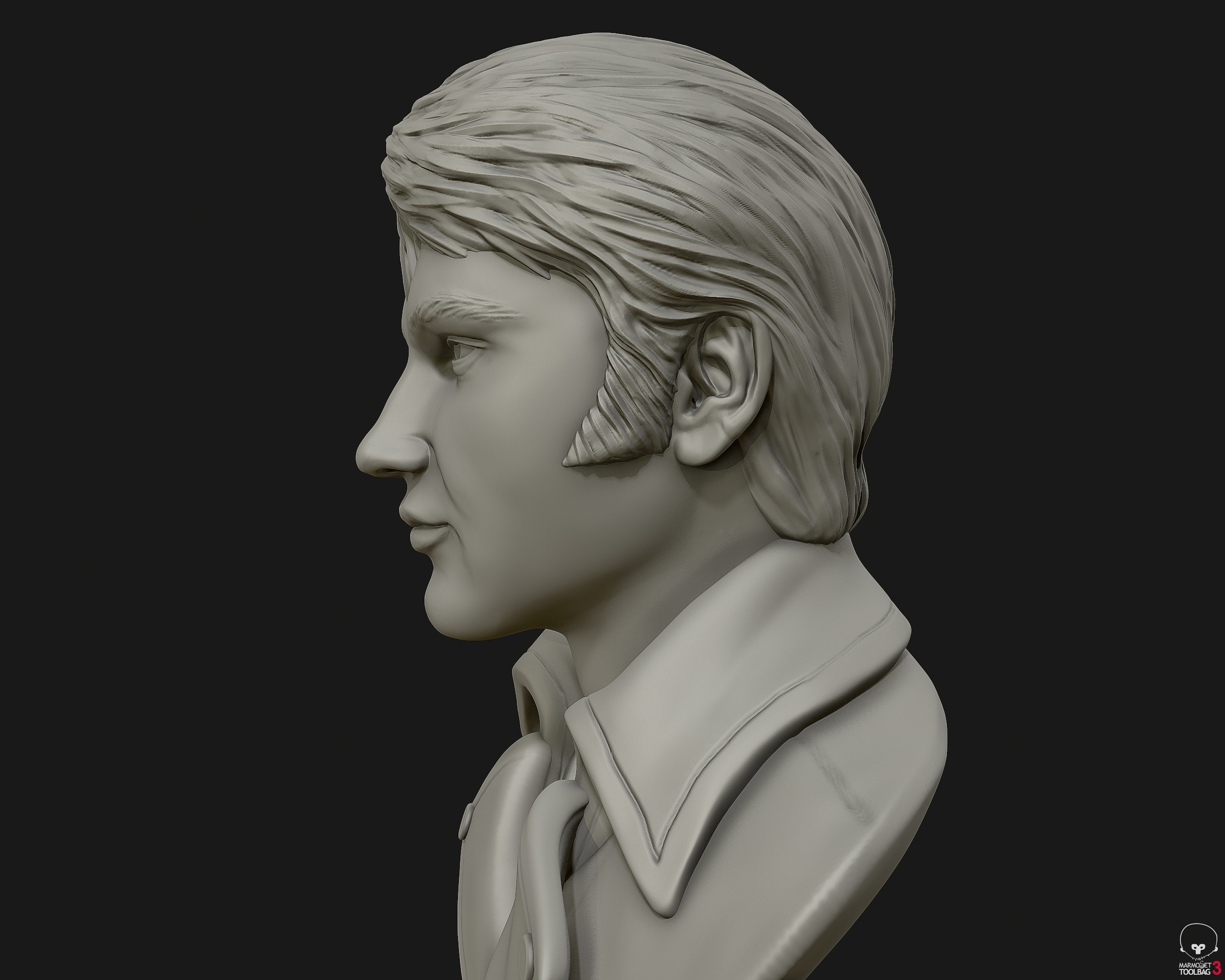 STL-Datei Elvis Presley sculpture Ready to Print 3D print model 🗿 ...