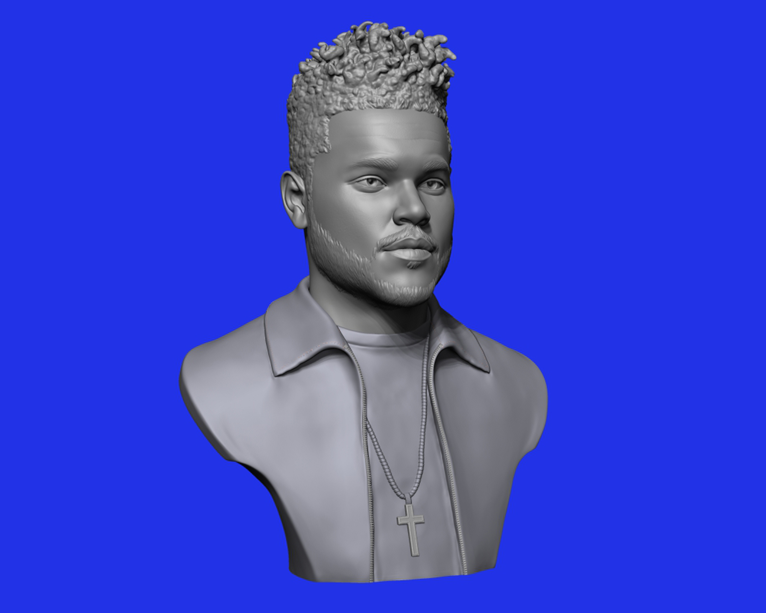 STL file The Weeknd 3D print model 🗿・3D printer design to download・Cults