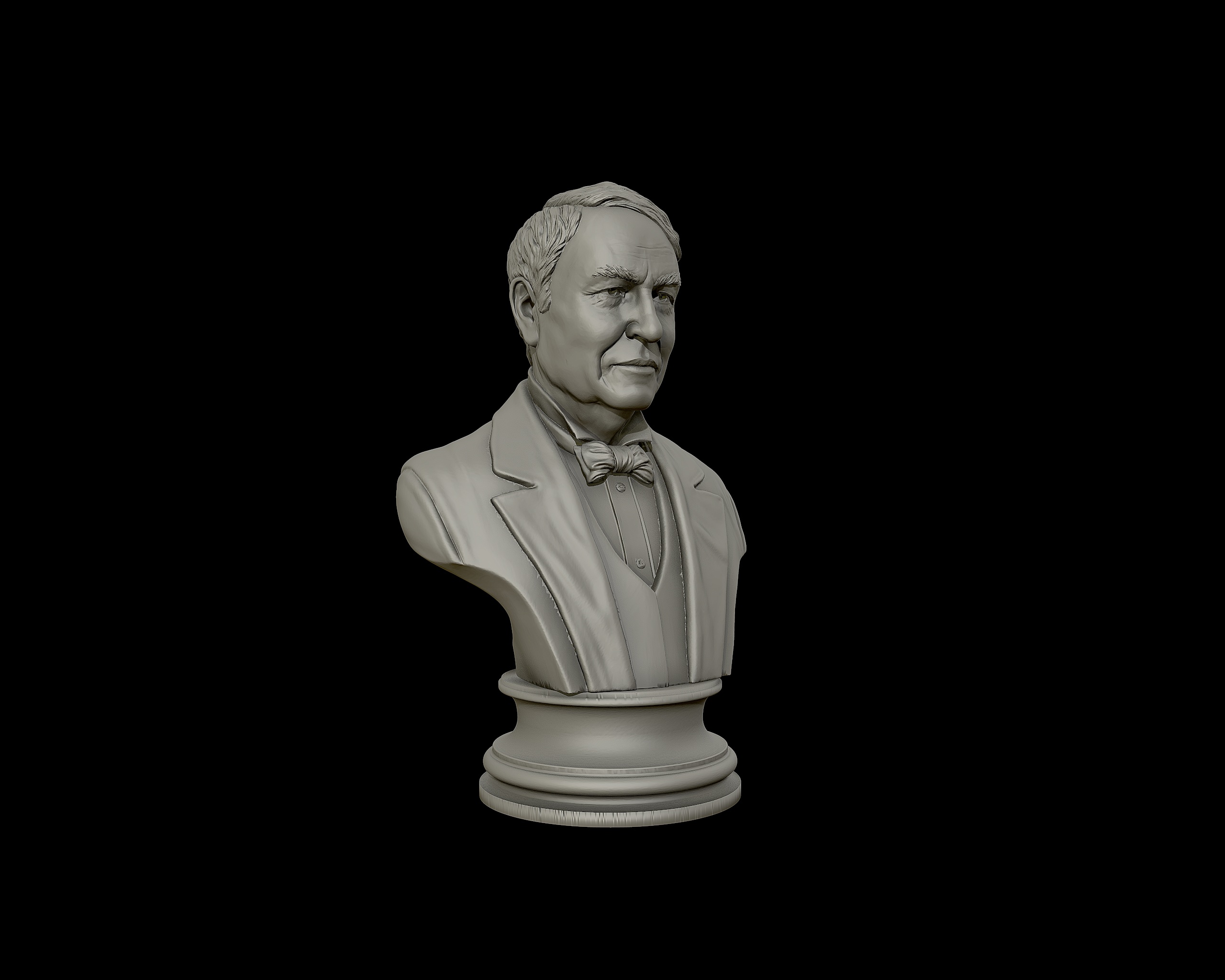 STL file Thomas Edison 3D print model 🗿・3D printer model to download・Cults
