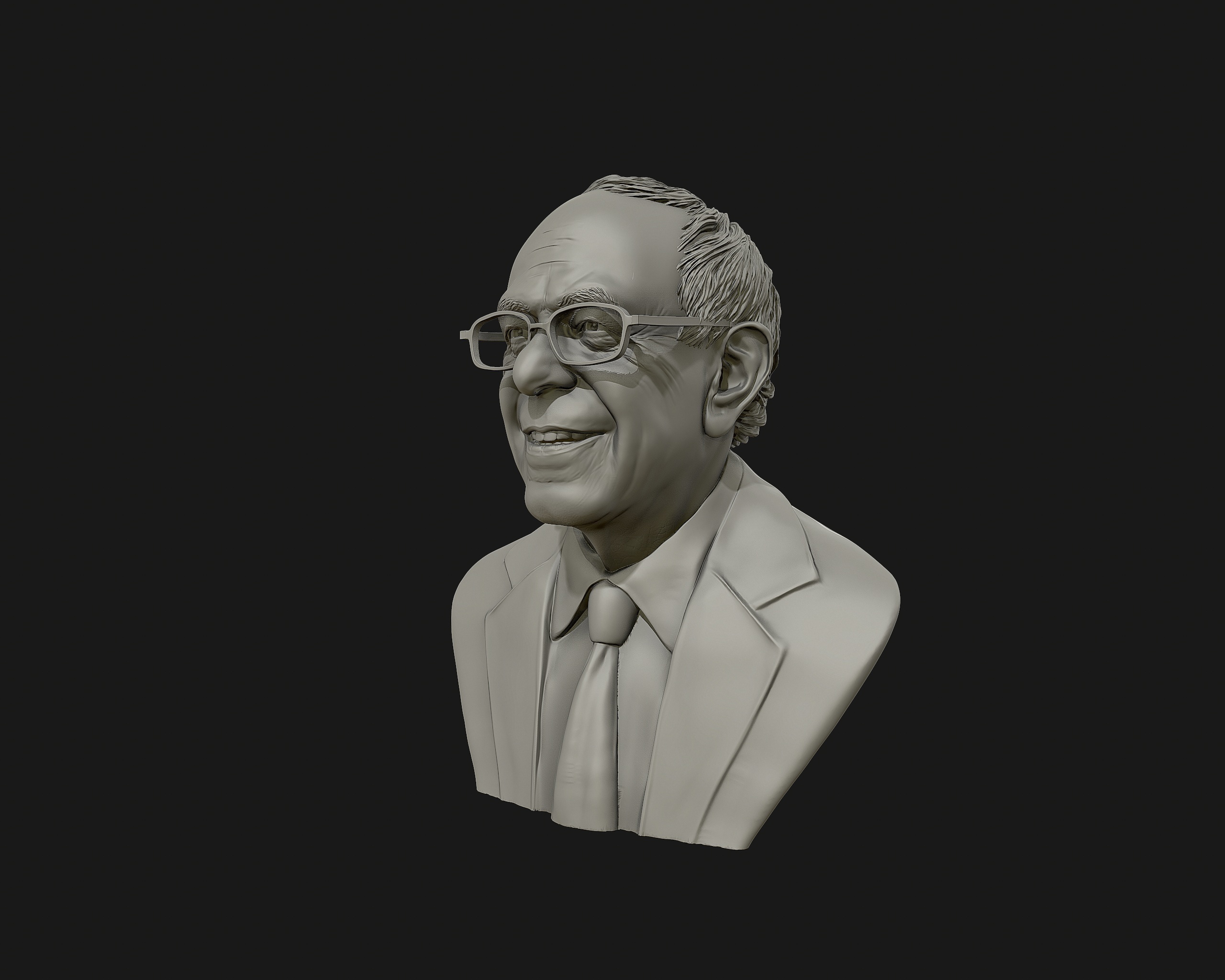 STL file Bernie Sanders 3D sculpture Ready to 3D print 3D print model 🗿 ...