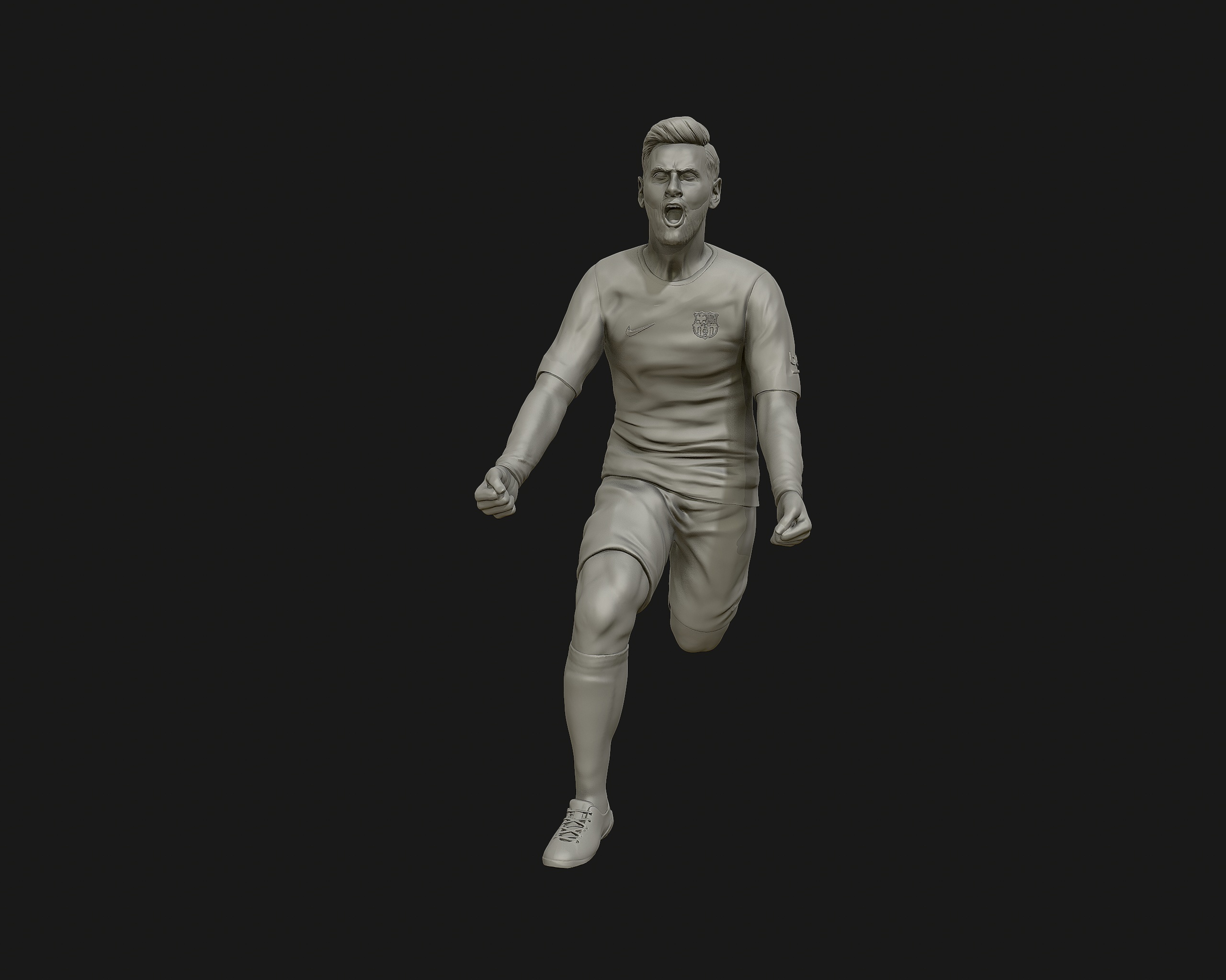 STL file Leo Messi 3d sculpture 3D print model・3D printer design to ...