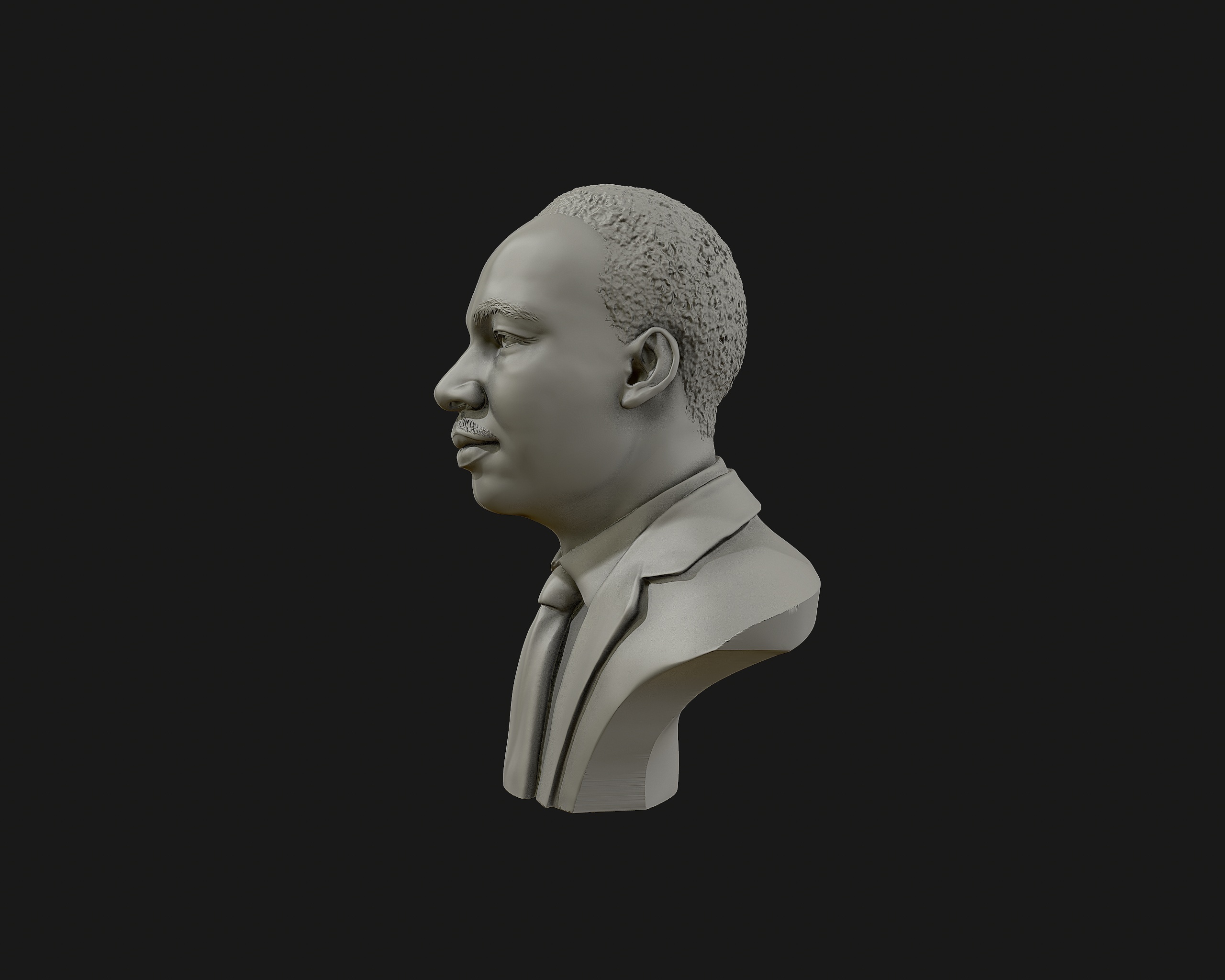STL file Martin Luther King head sculpture ready to 3D print 🤴・3D ...