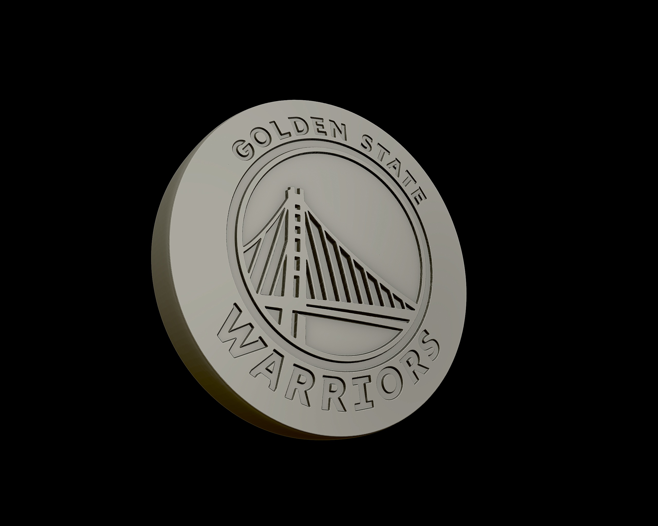 Файл STL Golden State Warriors Logo Relief 3D print model ⚔️・3D ...