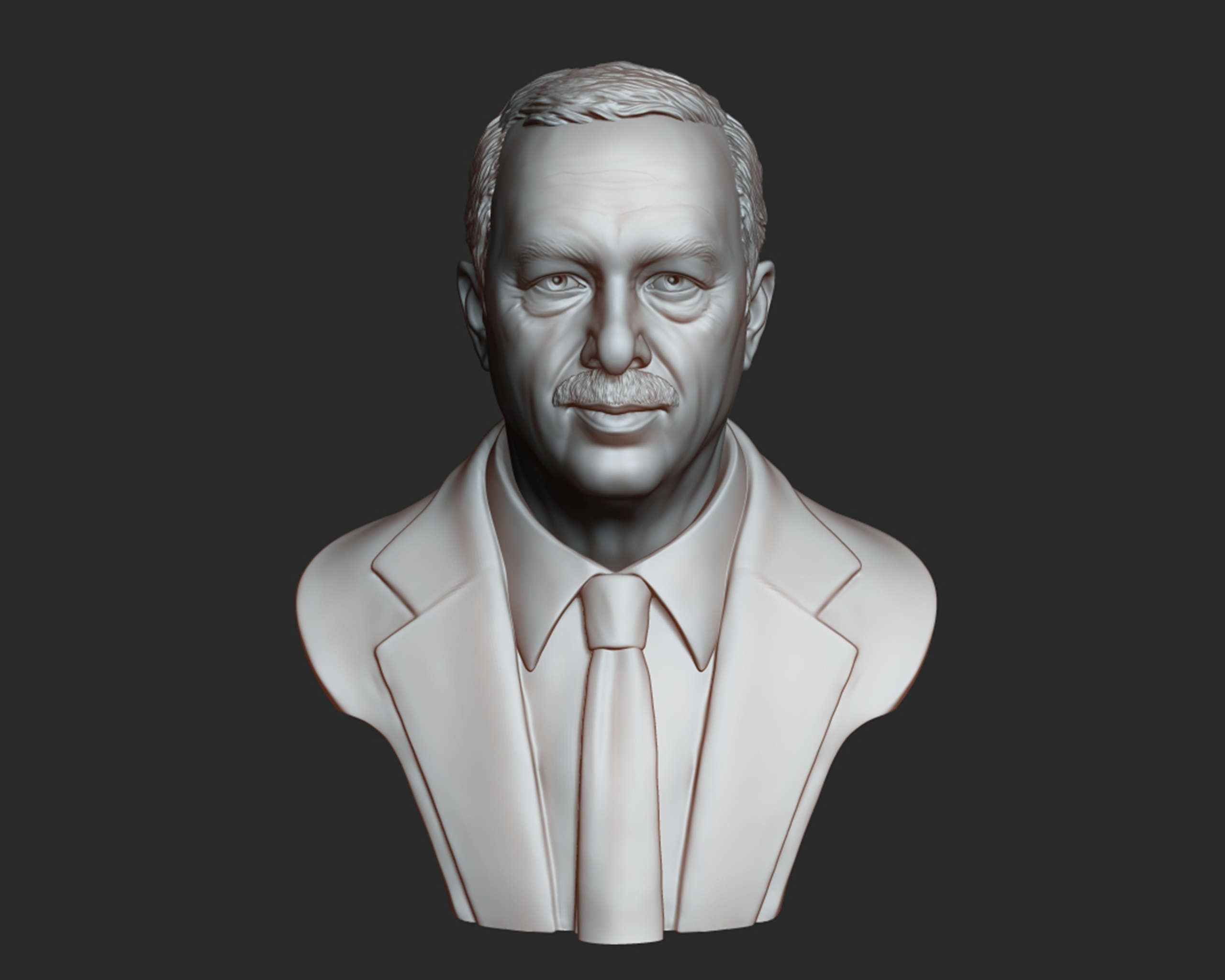 STL file Recep Tayyip Erdogan 3D print model 🦃・3D printing template to ...