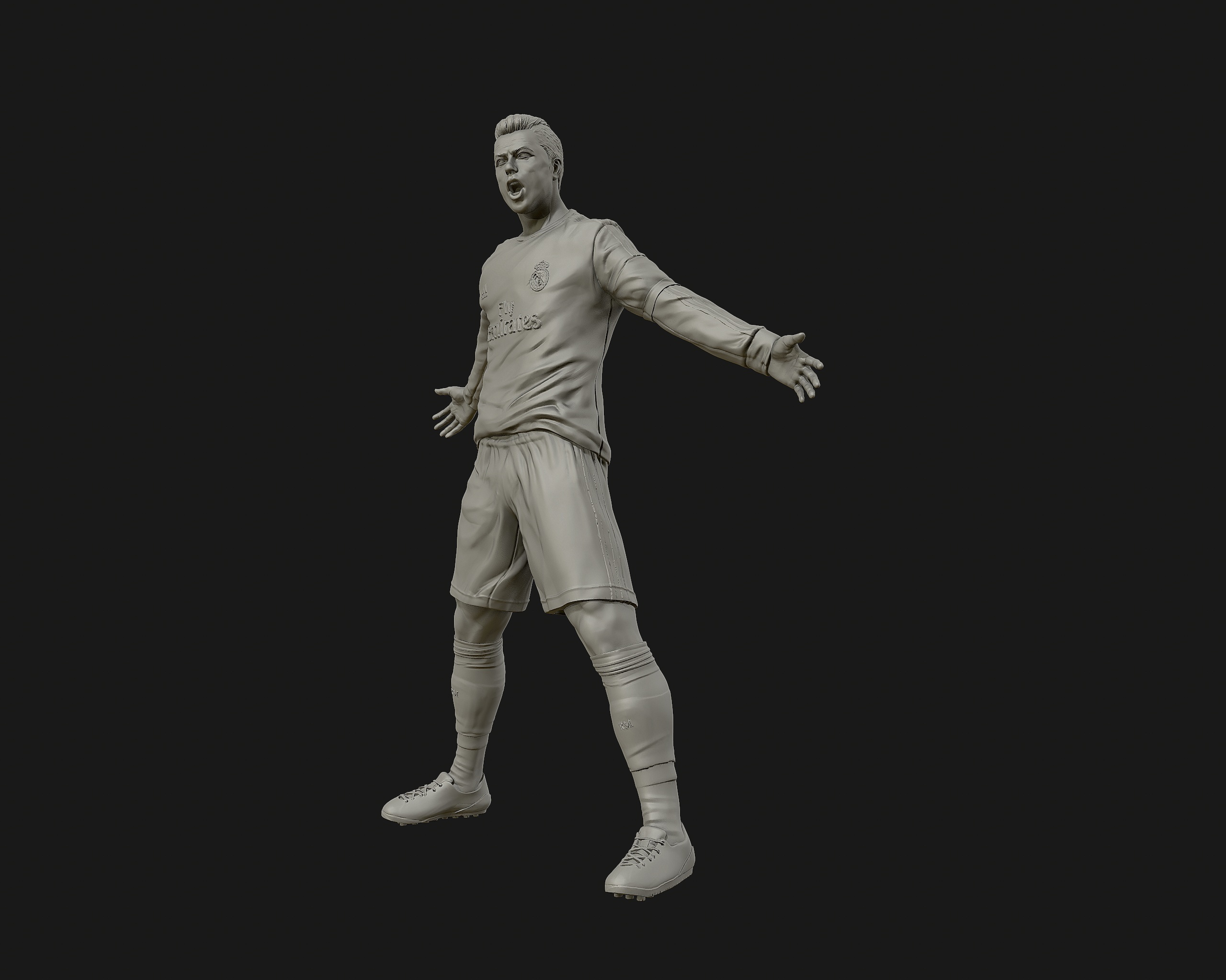 STL file Cristiano Ronaldo Celebration 3D sculpture・3D printing model ...