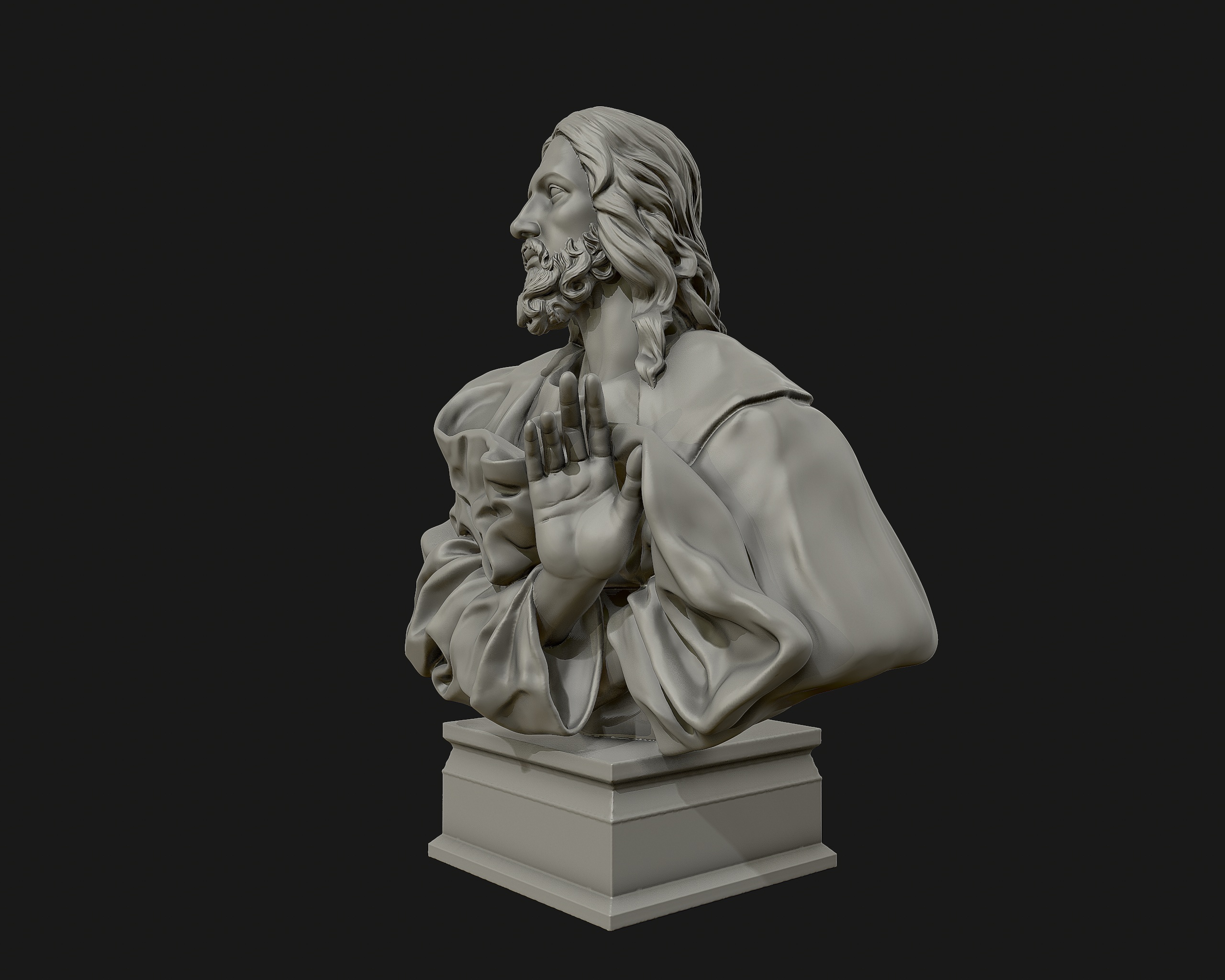 STL file Jesus Christ Sculpture ready to 3D print ️・3D printing design ...