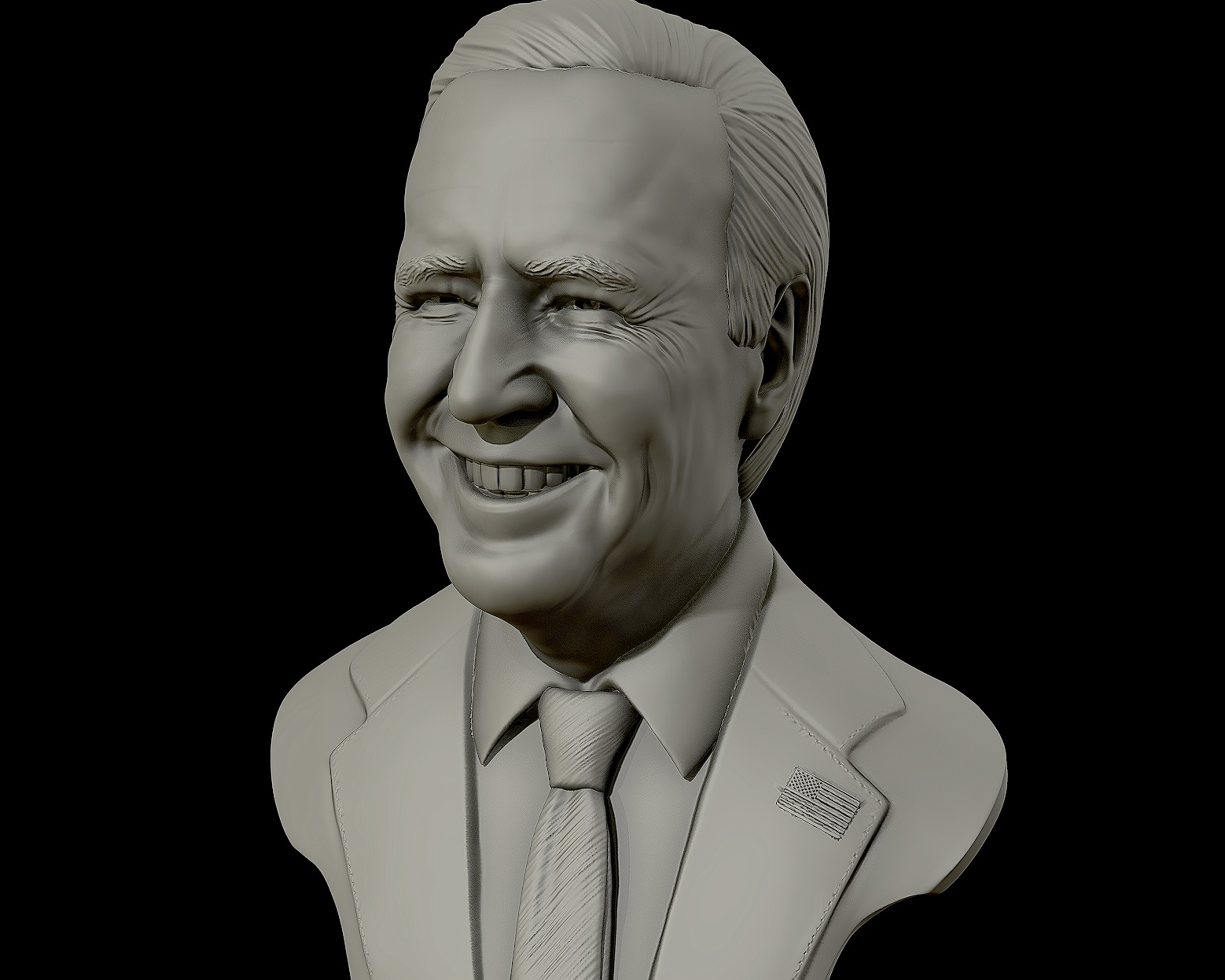 STL file Joe Biden 3D sculpture 3D print model・3D printer model to ...