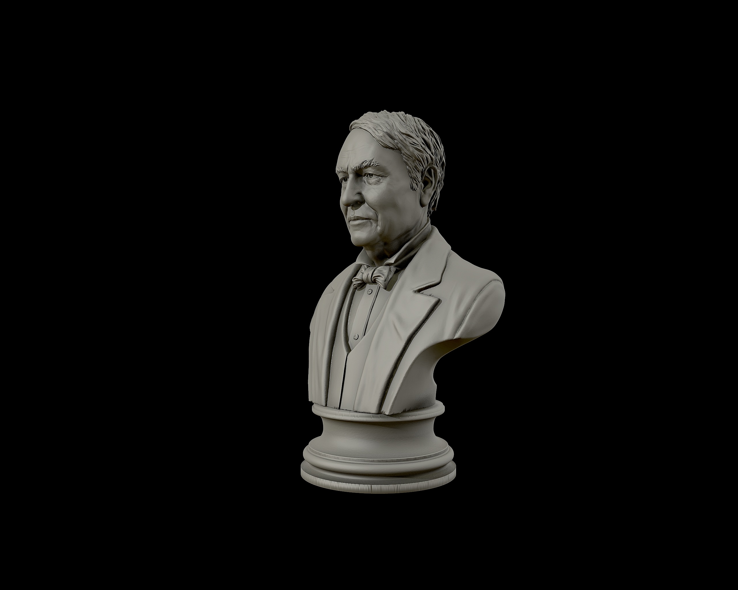 STL file Thomas Edison 3D print model 🗿・3D printer model to download・Cults