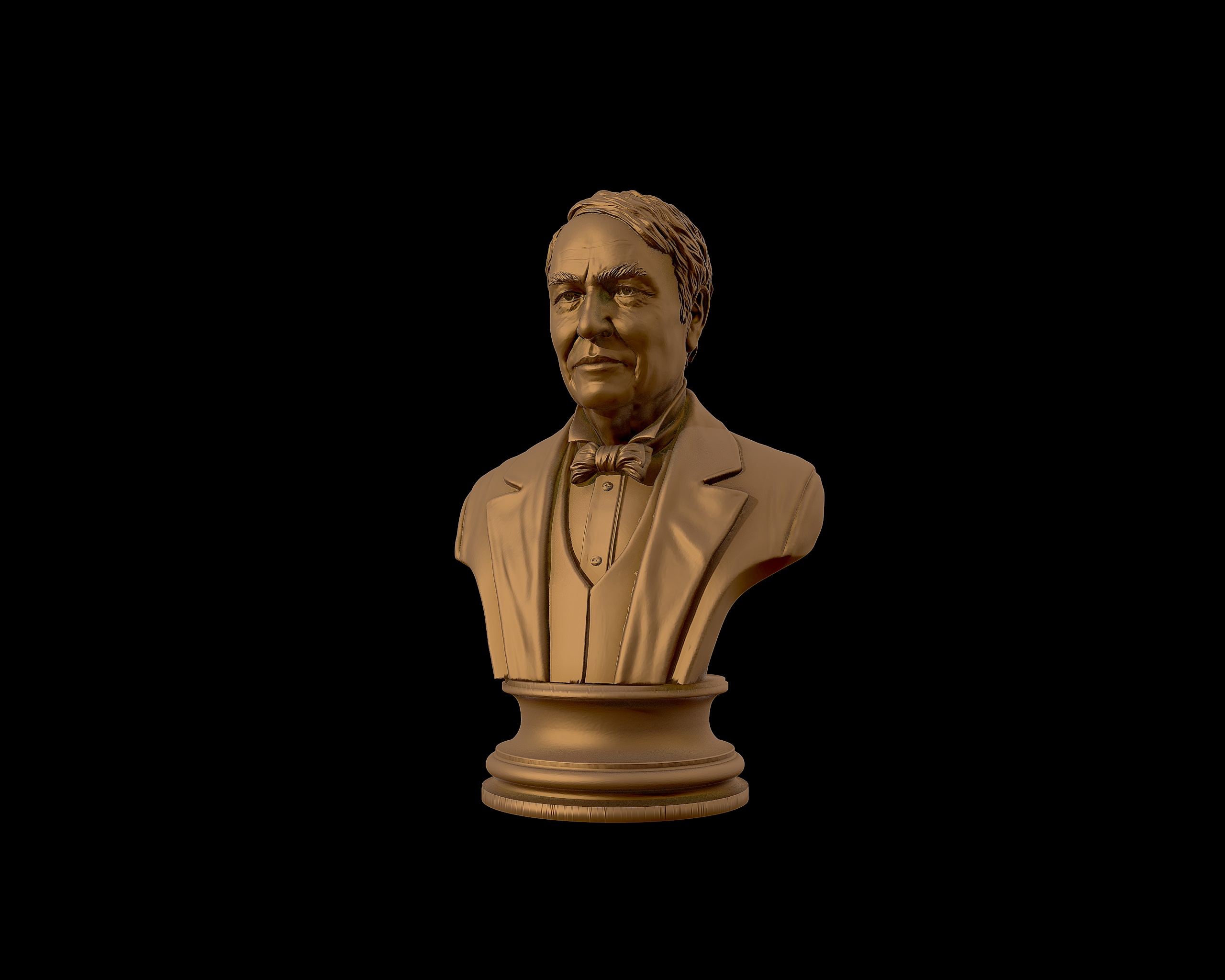 STL file Thomas Edison 3D print model 🗿・3D printer model to download・Cults