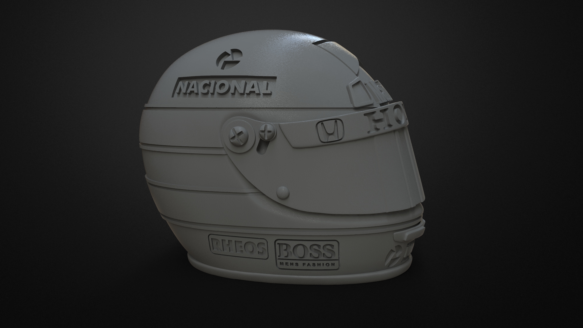 STL file Ayrton Senna 3d 🎨・3D printing model to download・Cults