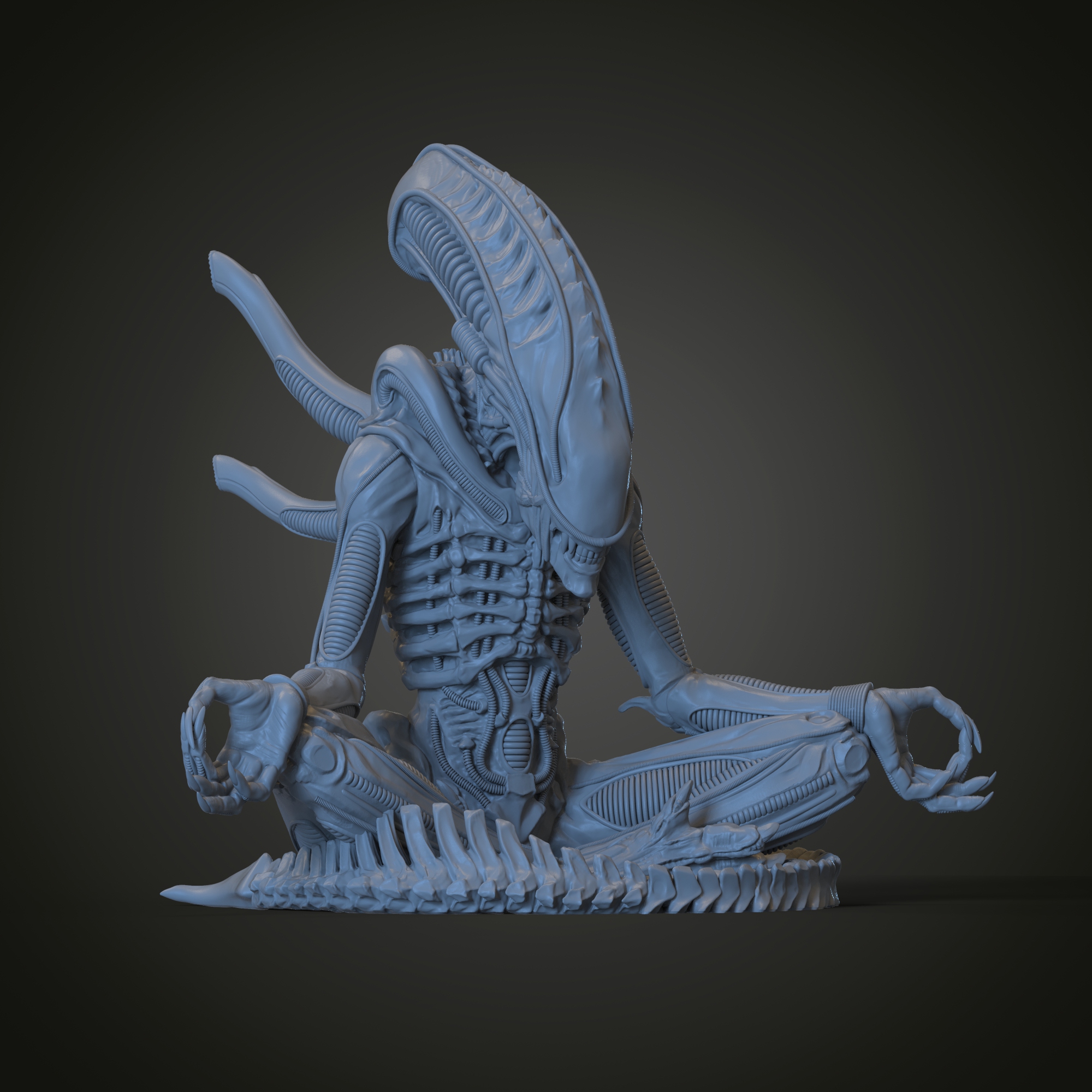 Файл STL инопланетный йог 3d печатная модель 🗿・Дизайн 3D принтера для ...